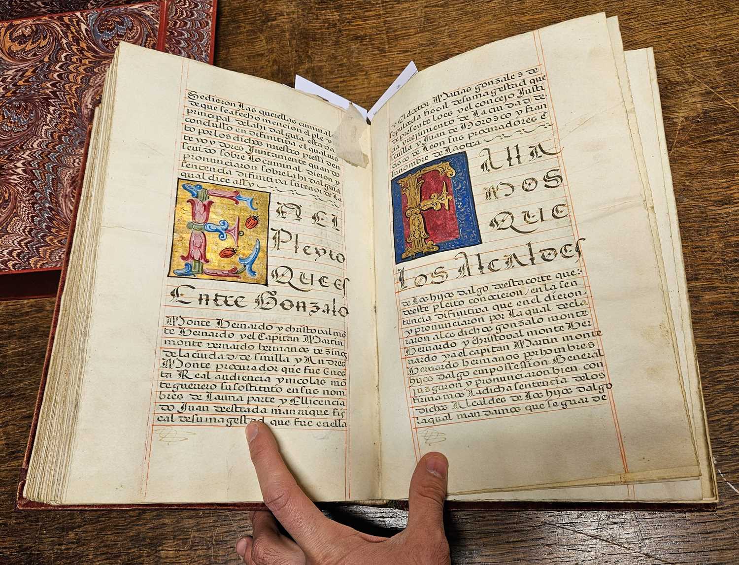 Lot 17 - Spanish Illuminated Manuscript Certificate of