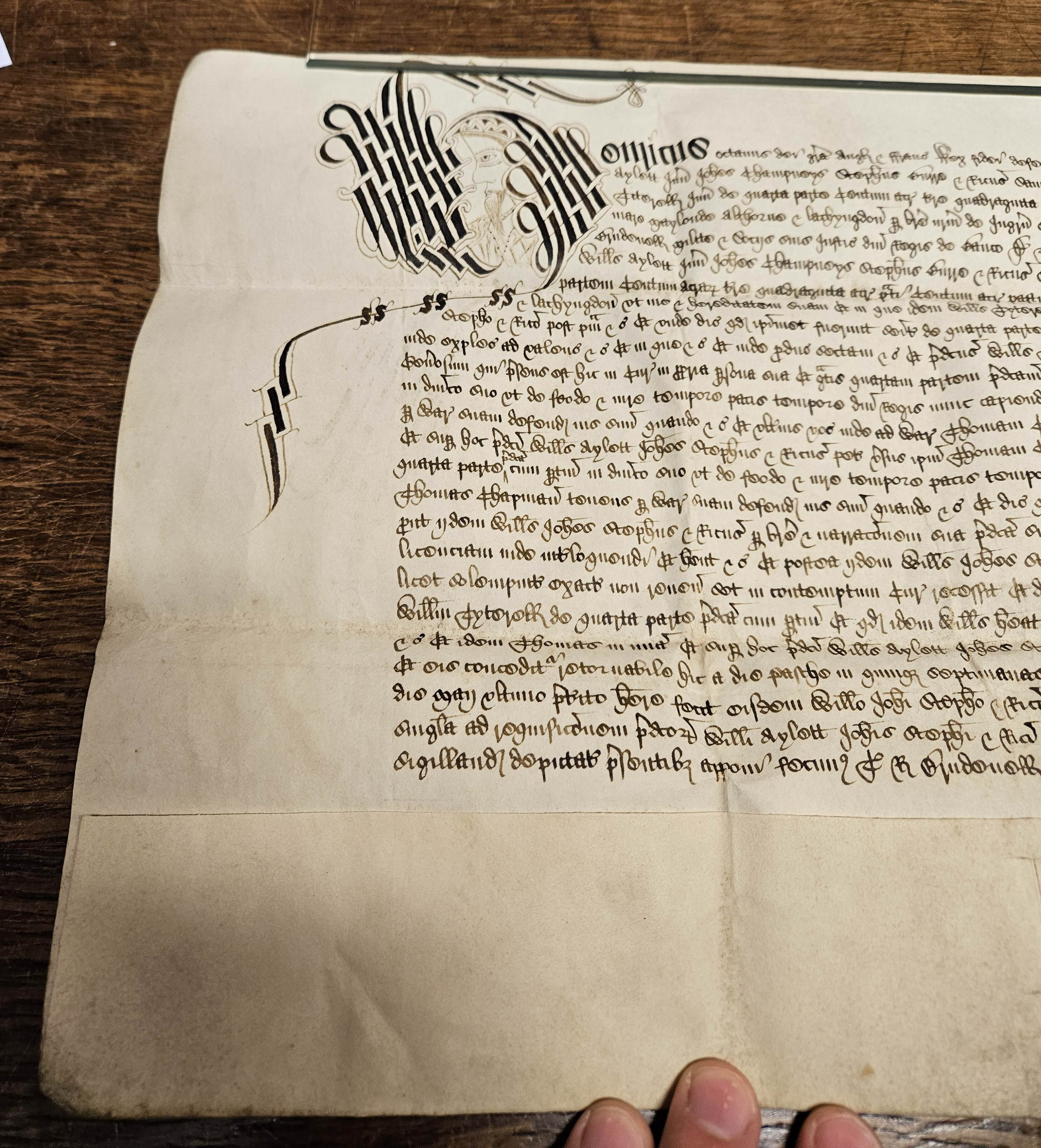 Lot 7 - Henry VIII. Seal of the Court of Common Pleas