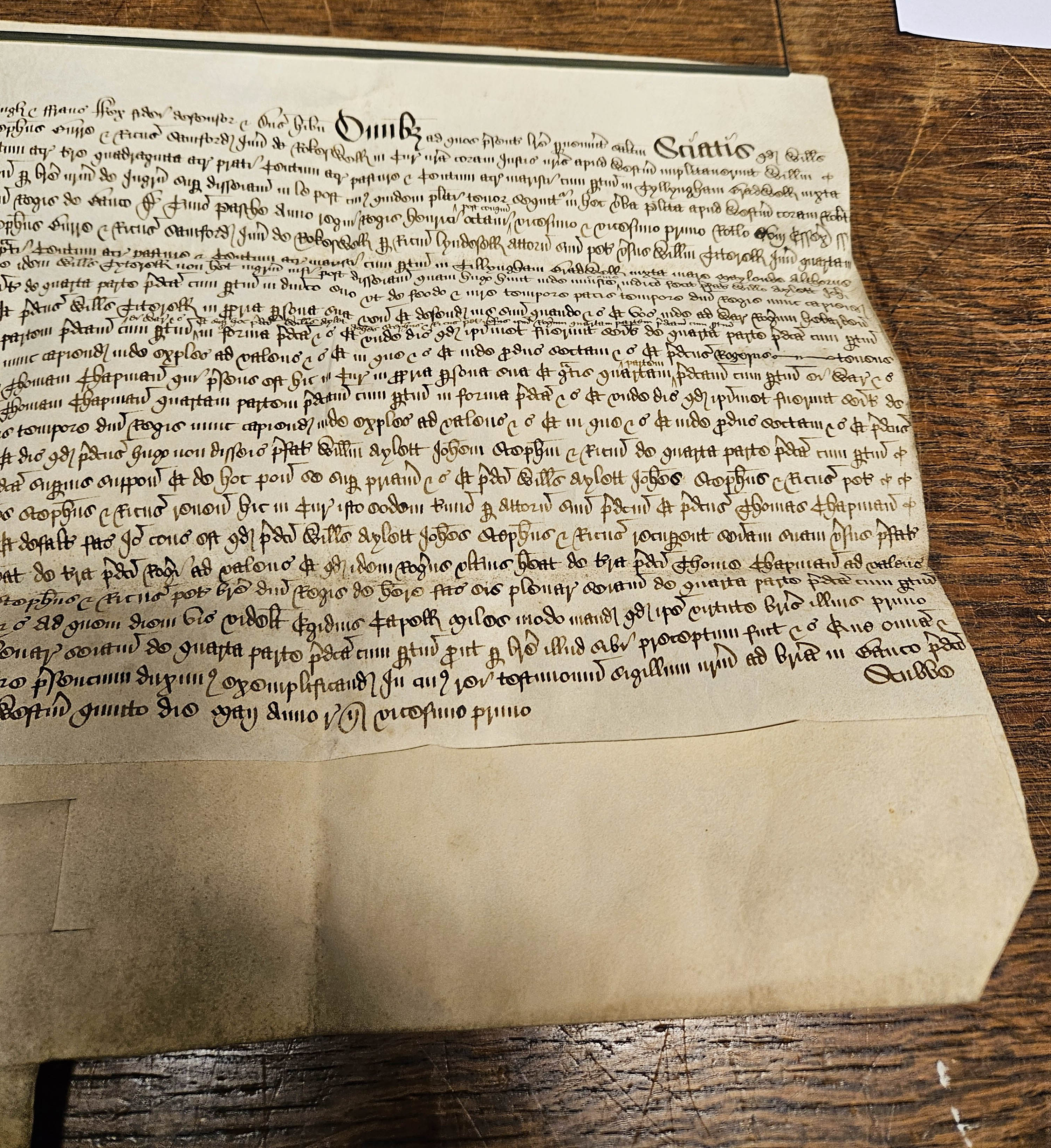 Lot 7 - Henry VIII. Seal of the Court of Common Pleas