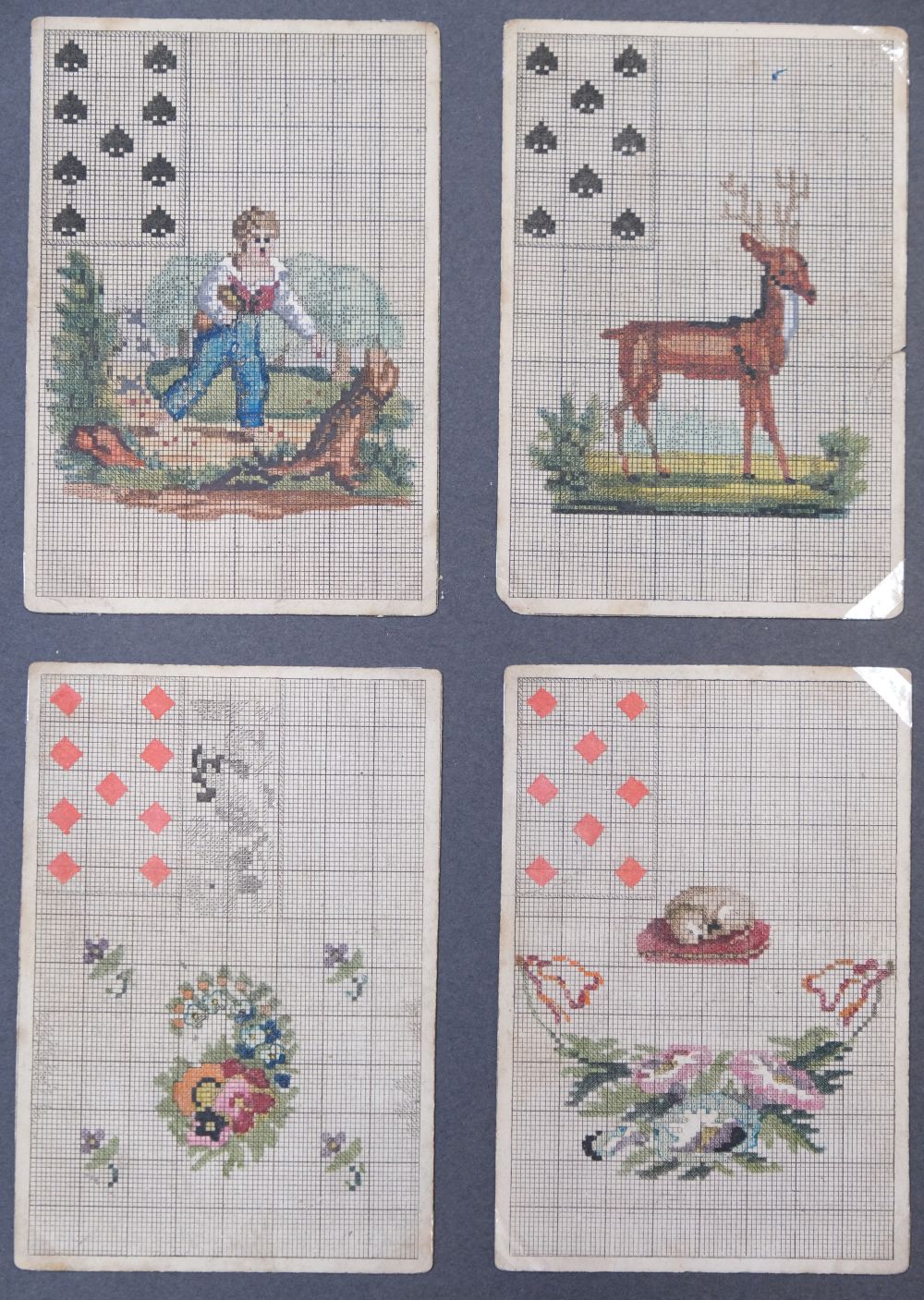 Lot 713 - Berlin Chart Playing Cards. Jeu des Petits