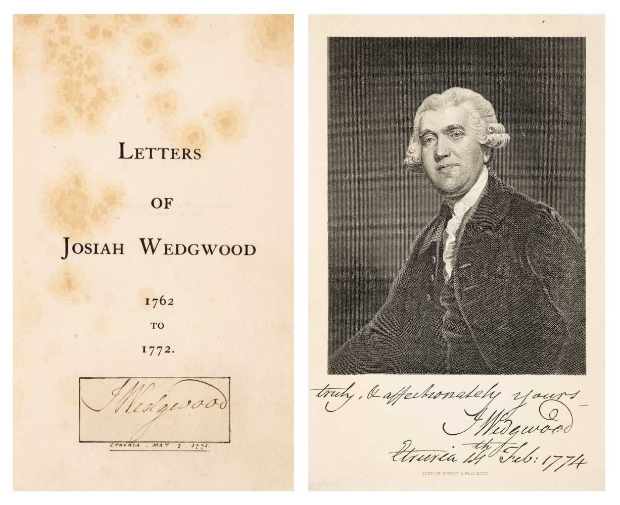 Lot 389 - Wedgwood (Josiah). Letters, edited by