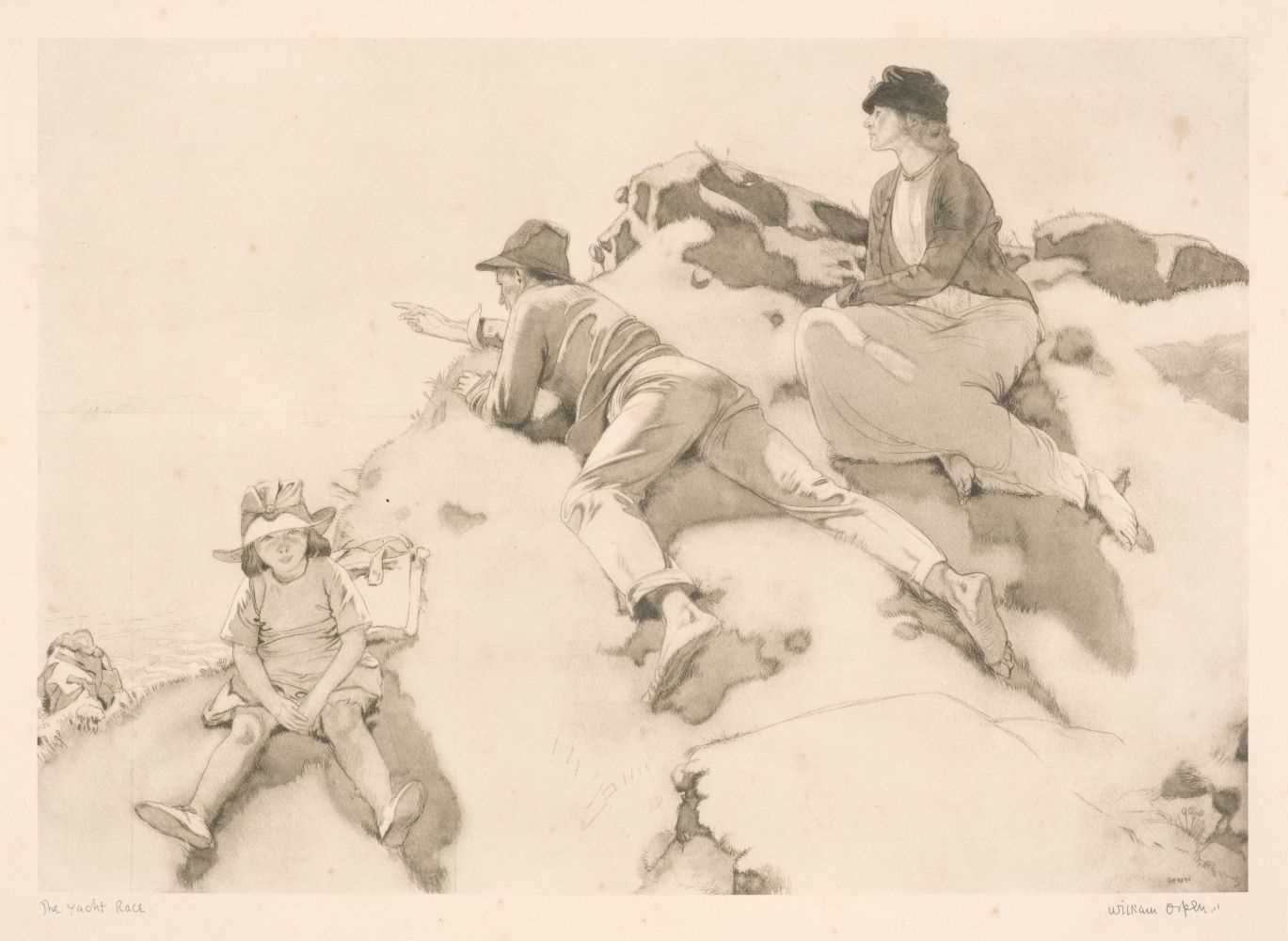 Lot 386 - Orpen (William, 1878-1931). After Bathing,