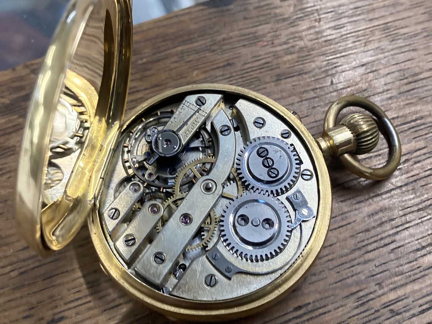 Lot 474 - Pocket Watch. An Edwardian 18ct gold open