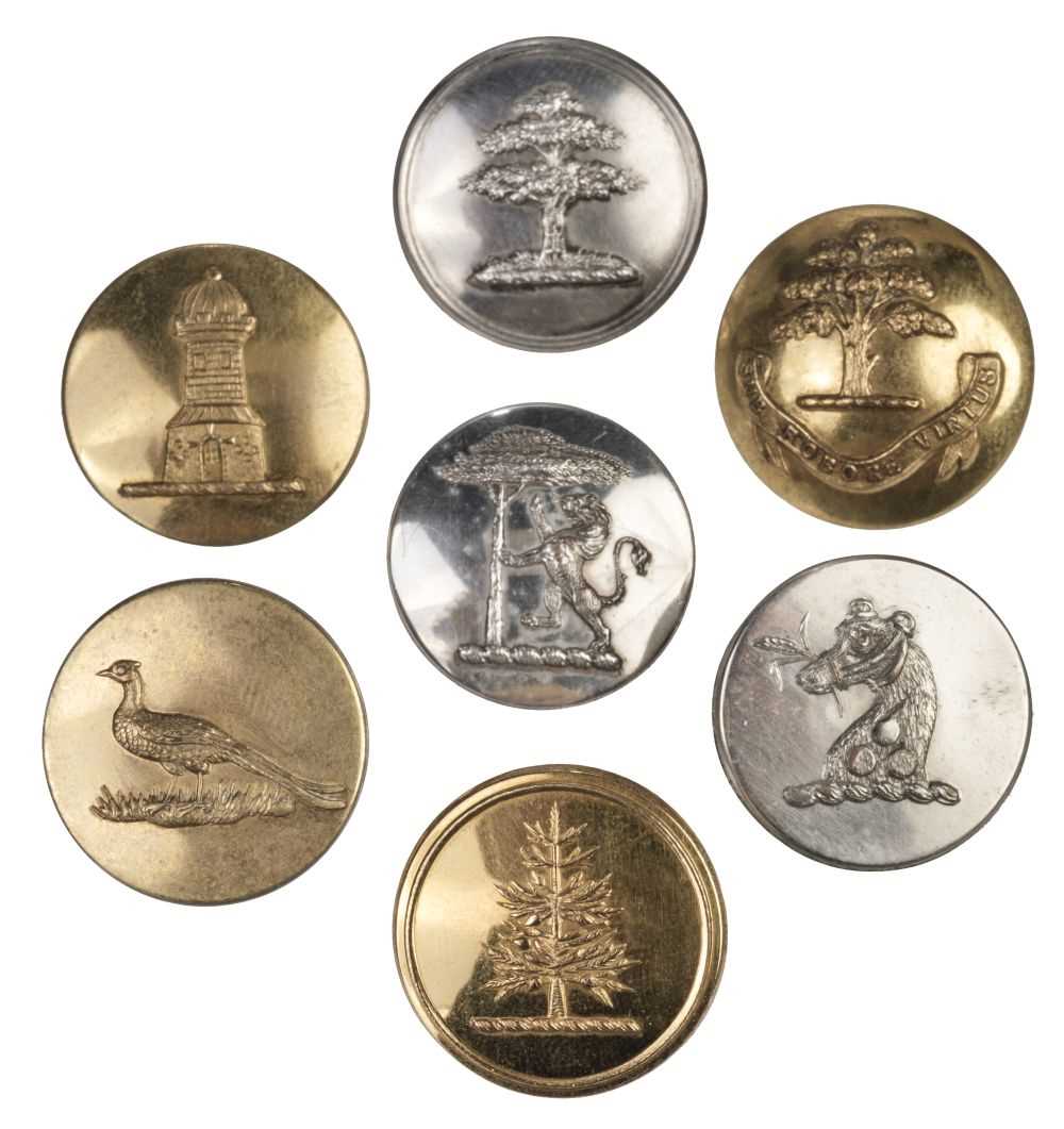 Lot 666 - Livery Buttons. A collection of approximatly