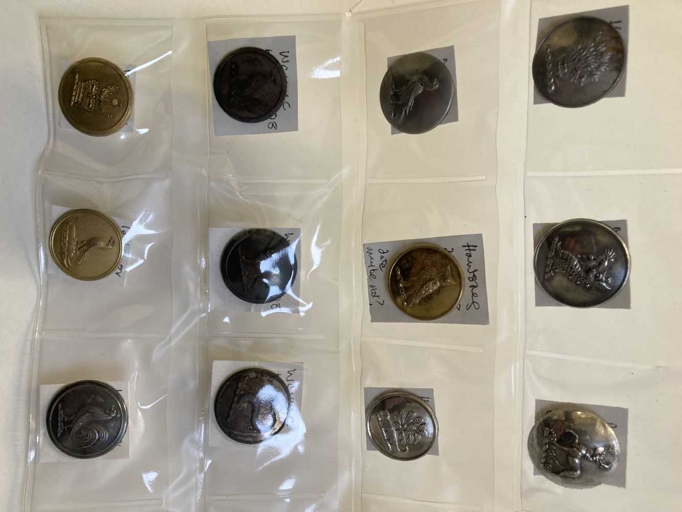 Lot 664 - Livery Buttons. A collection of