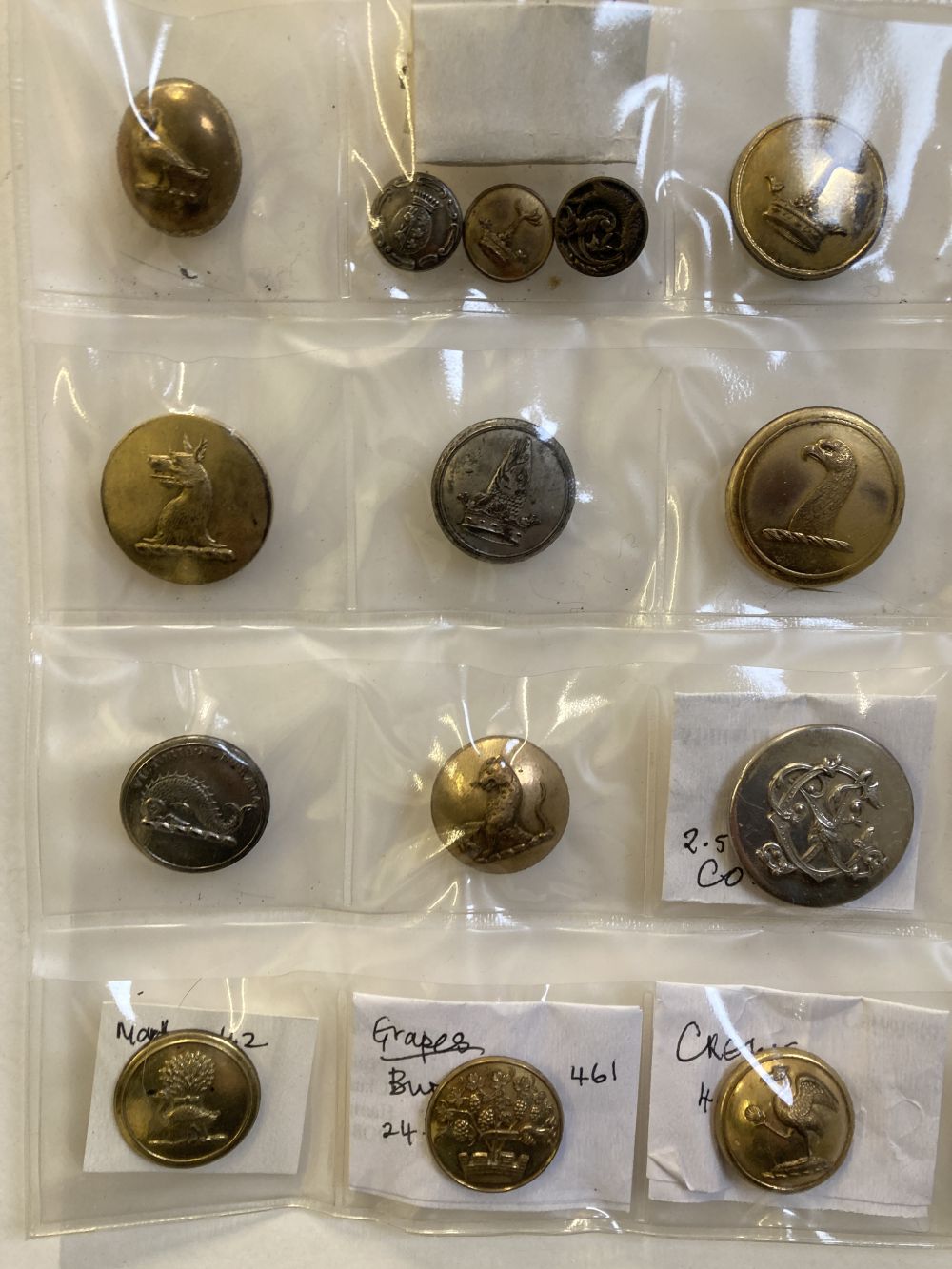 Lot 664 - Livery Buttons. A collection of