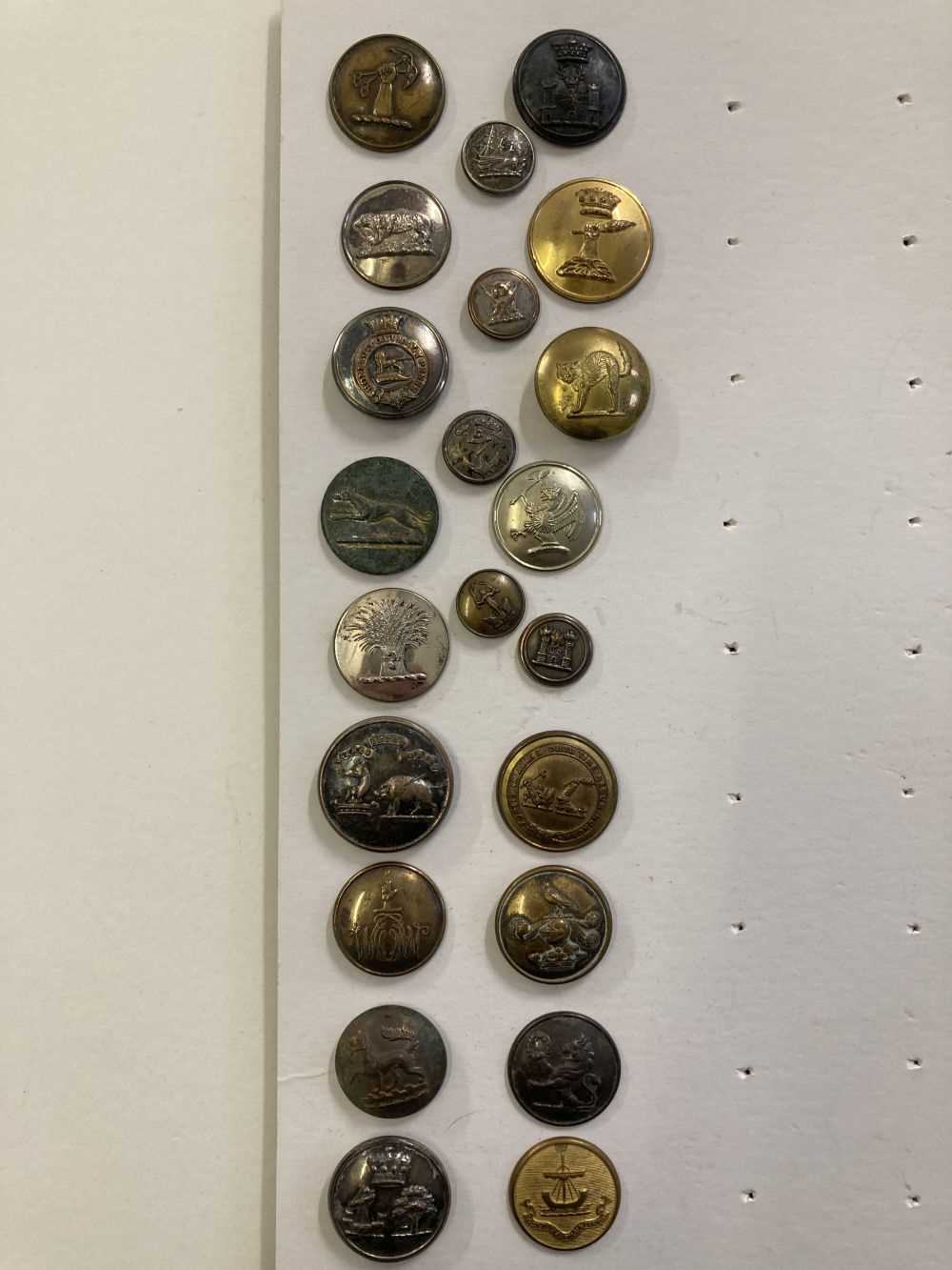 Lot 665 - Livery Buttons. A collection of
