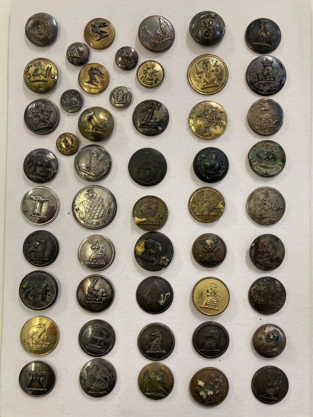 Lot 665 - Livery Buttons. A collection of