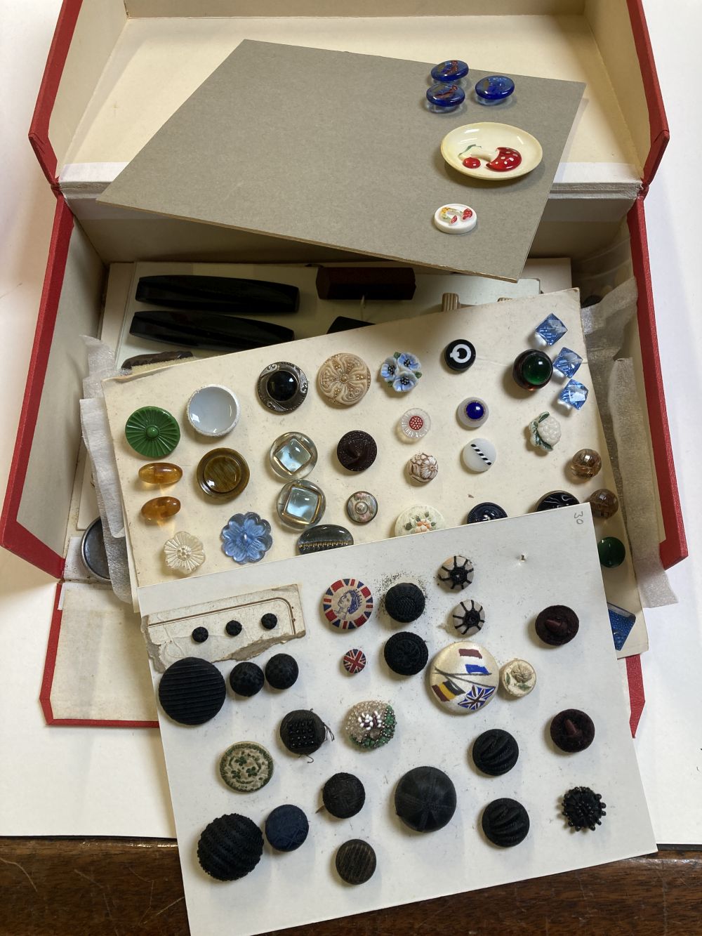 Lot 655 - Fashion Buttons. A quantity of fashion