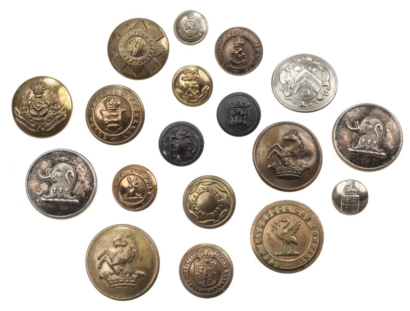 Lot 670 - Livery Buttons. A mixed collection of livery
