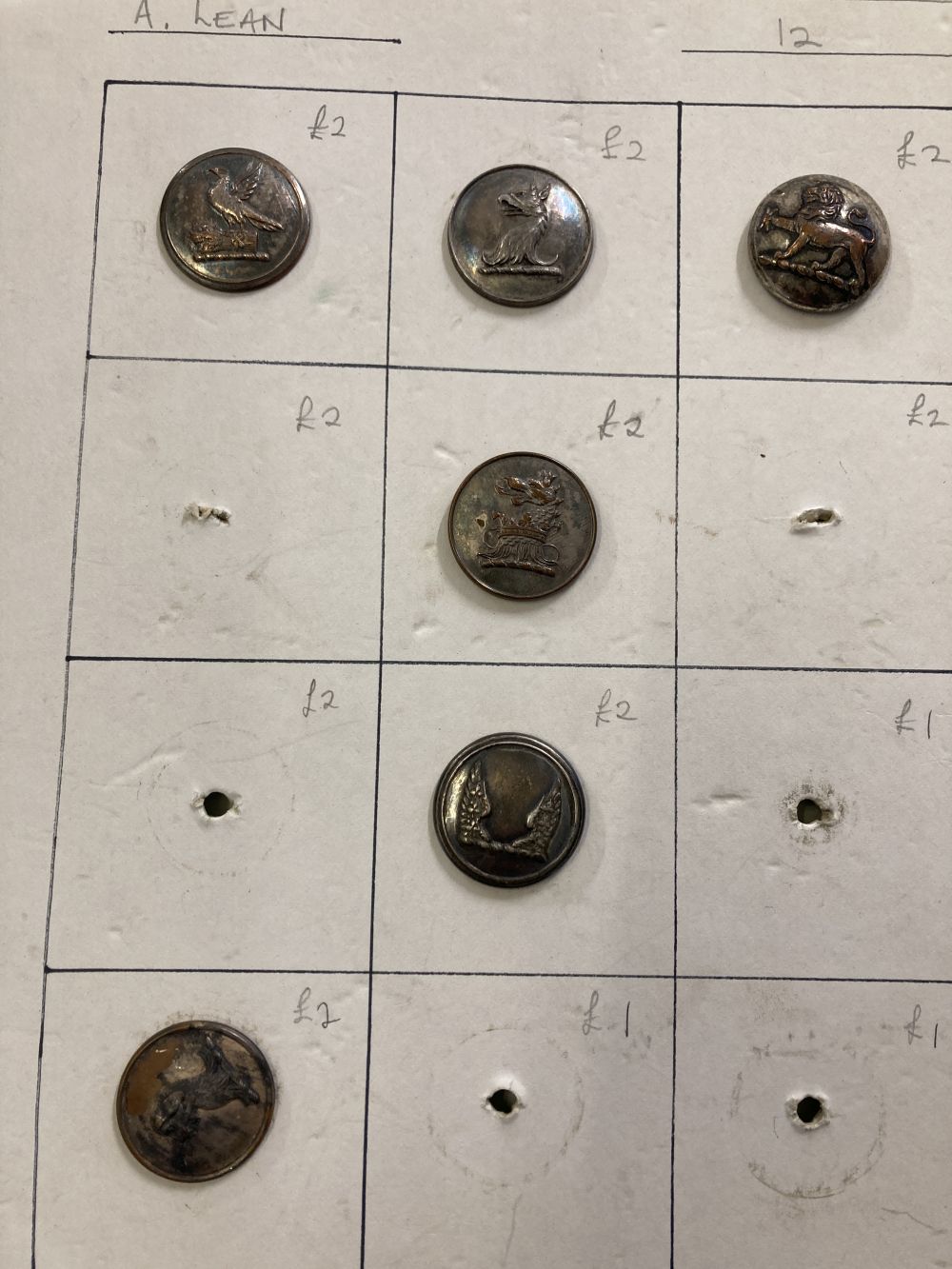 Lot 670 - Livery Buttons. A mixed collection of livery