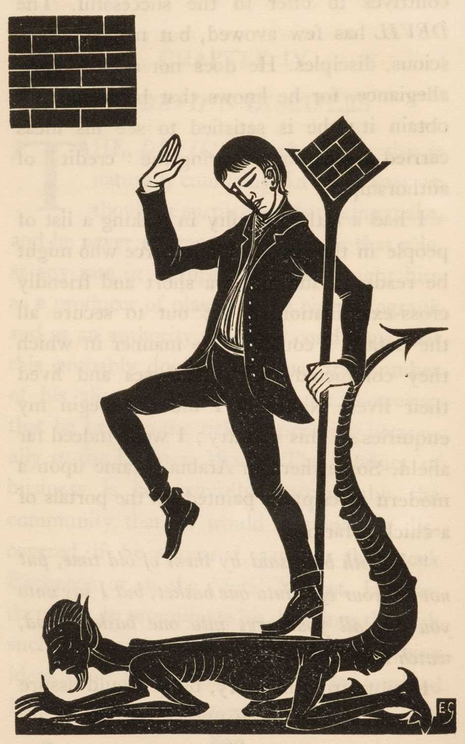 Lot 411 - Gill (Eric, illustrator). The Devil's