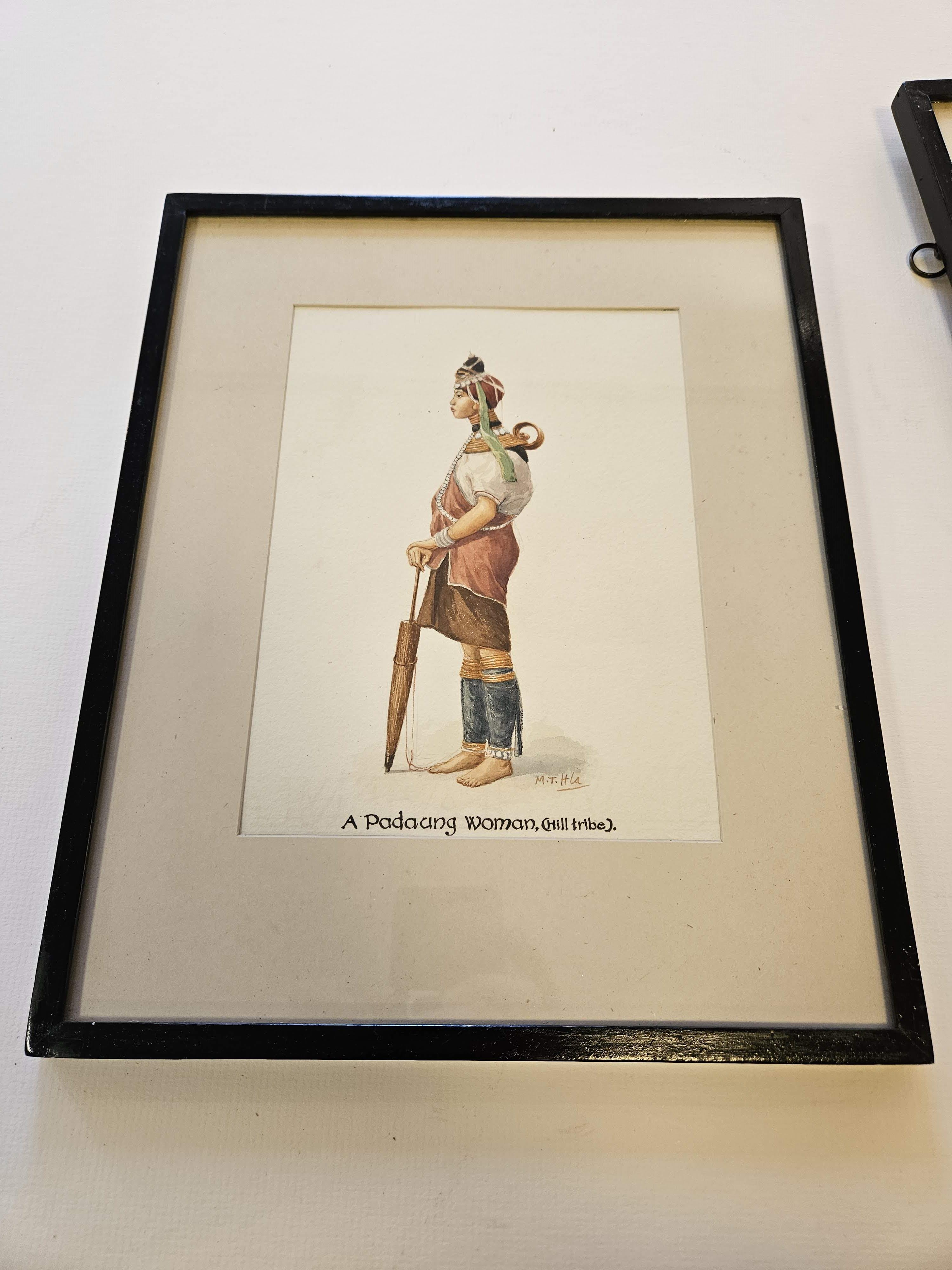 Lot 247 - Hla (Mg Tun, 1874 - 1946). Two watercolours