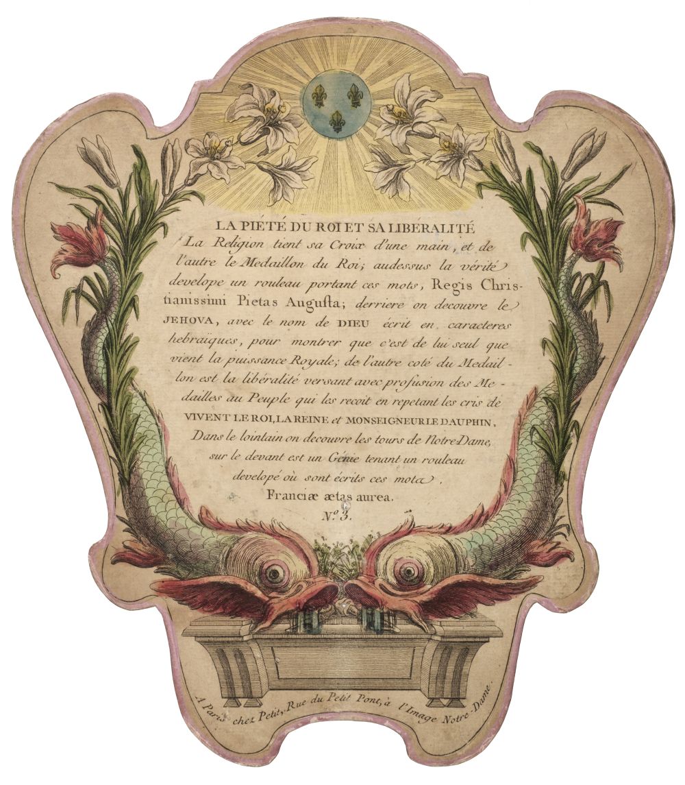 Lot 791 - French Revolution Fan. Regis Christianissimi