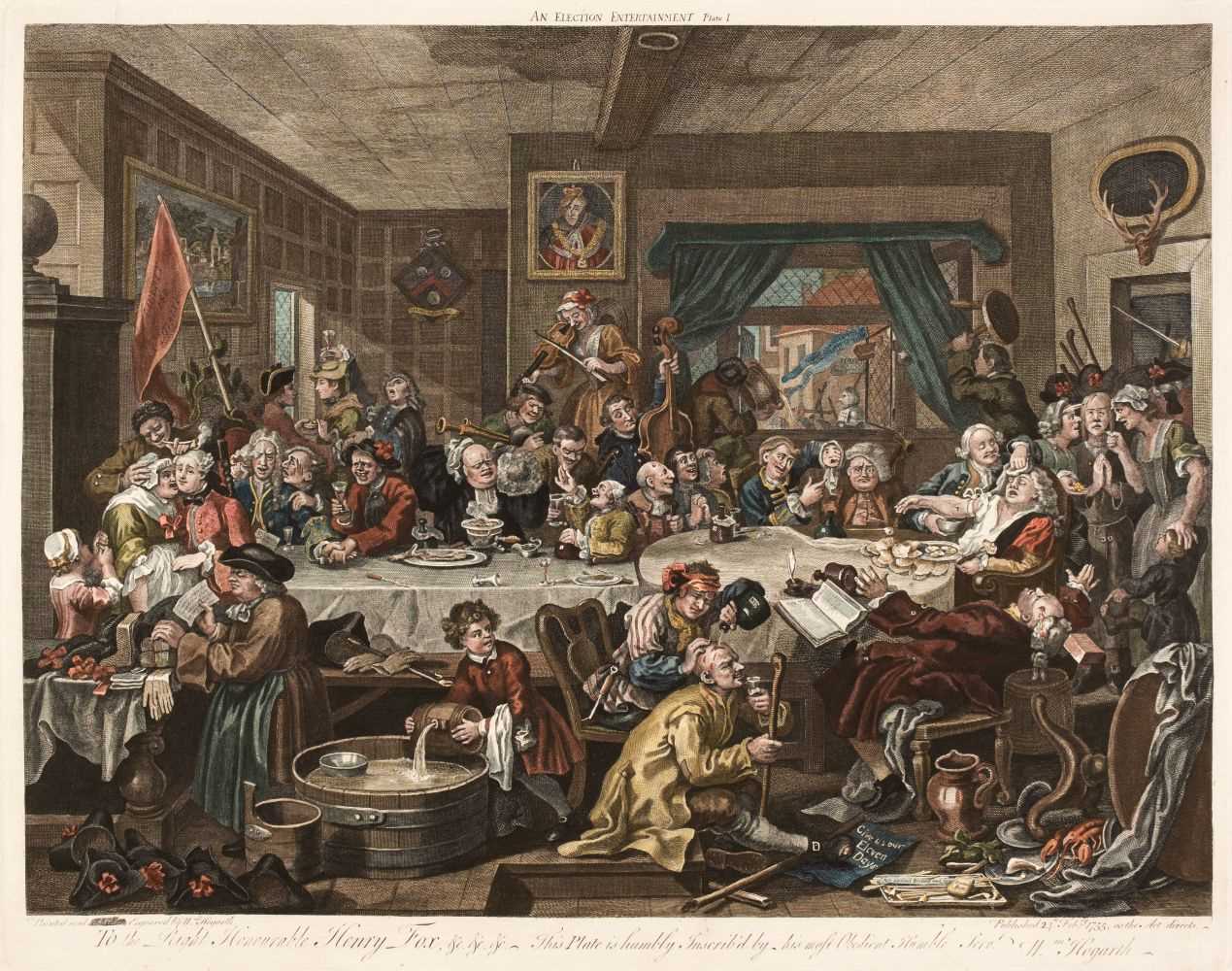 Lot 156 - Hogarth (William). Thirty engravings, early