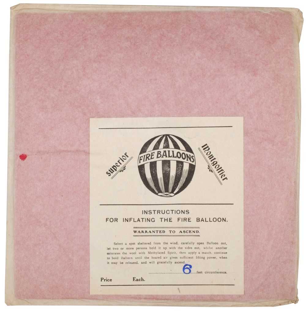 Lot 515 - Fire Balloon. A Victorian Brock's Fire