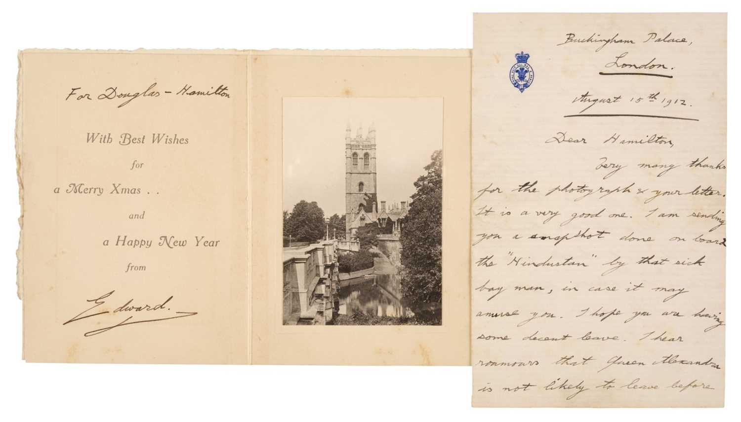 Lot 361 - Edward VIII (1894-1972), Autograph Letter