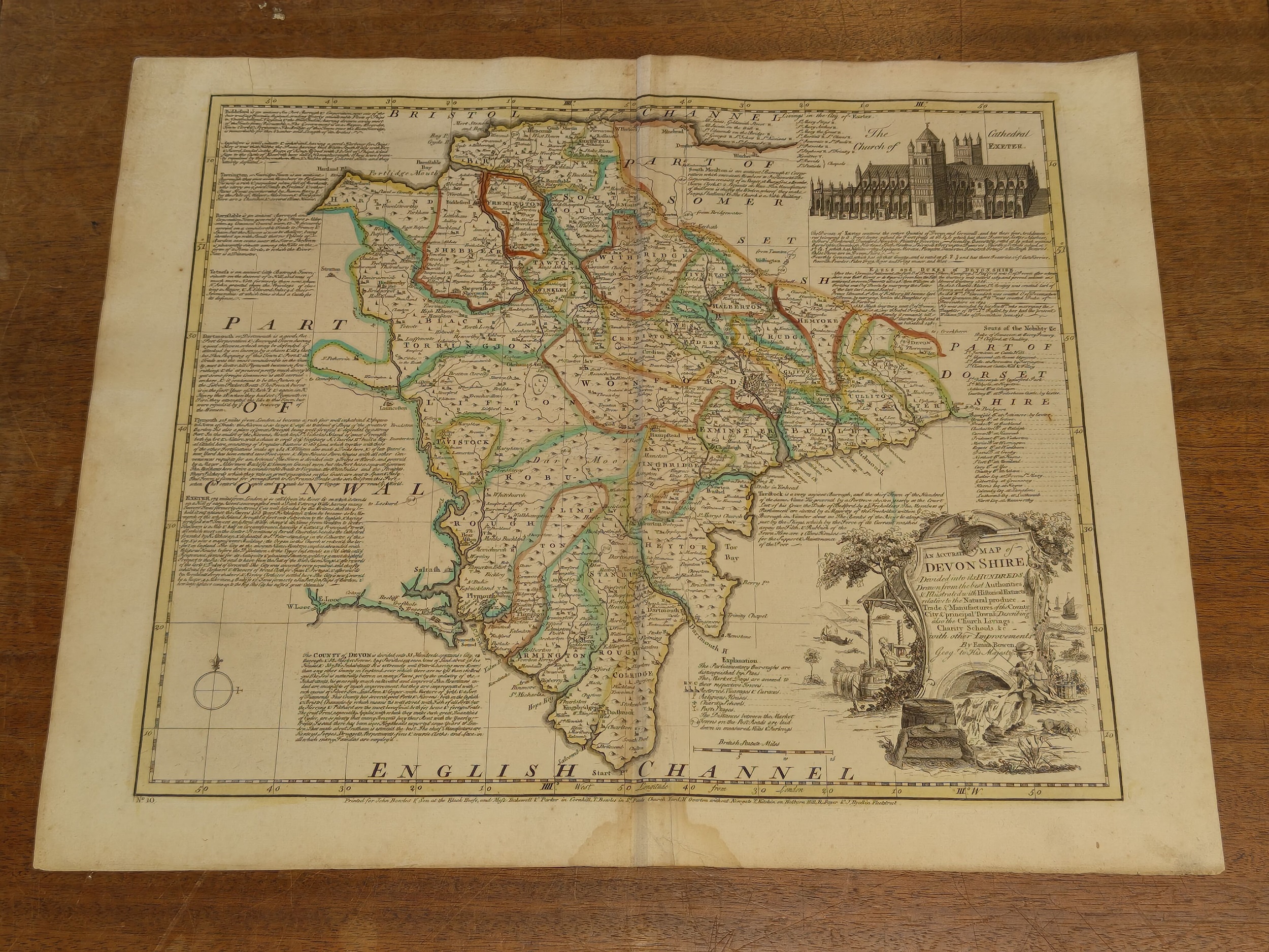 Lot 90 - Devon. Bowen (Emanuel). An Accurate Map of
