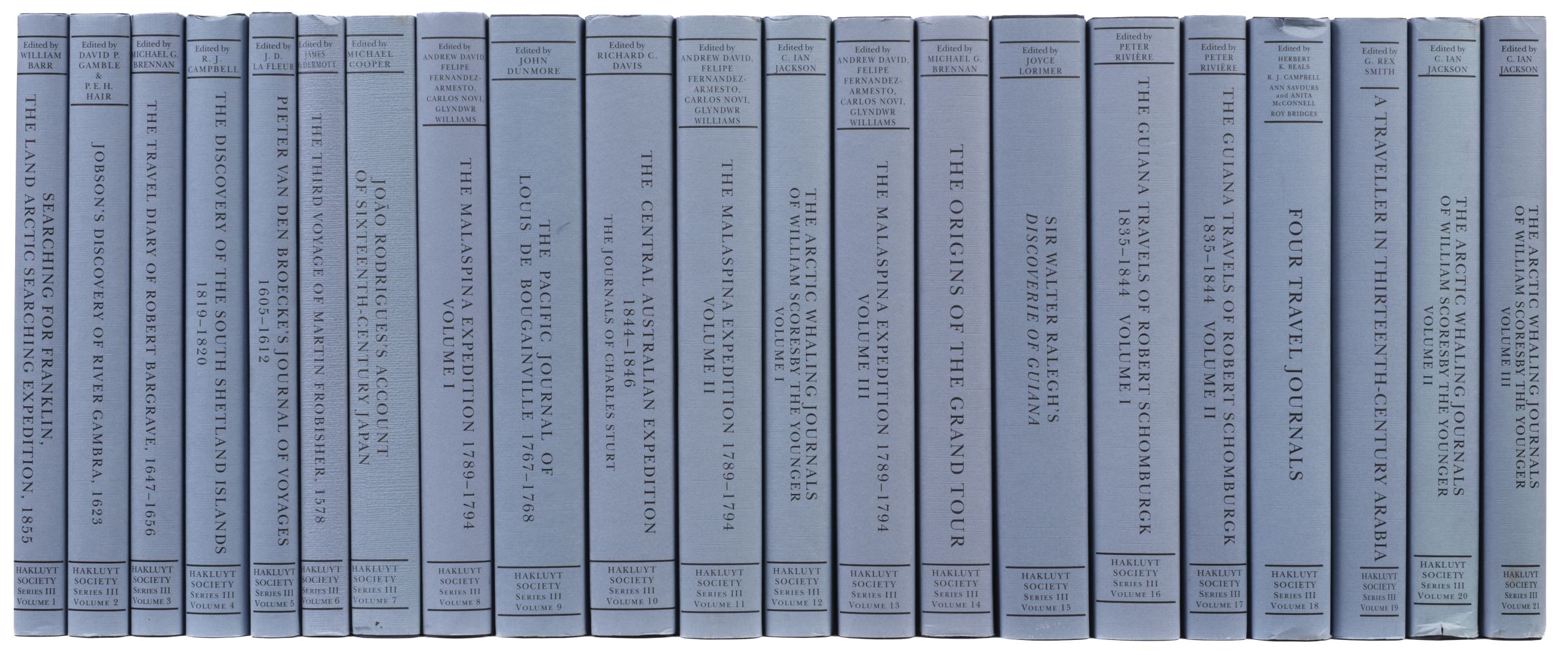 Lot 23 - Hakluyt Society, 86 volumes, Second and Third