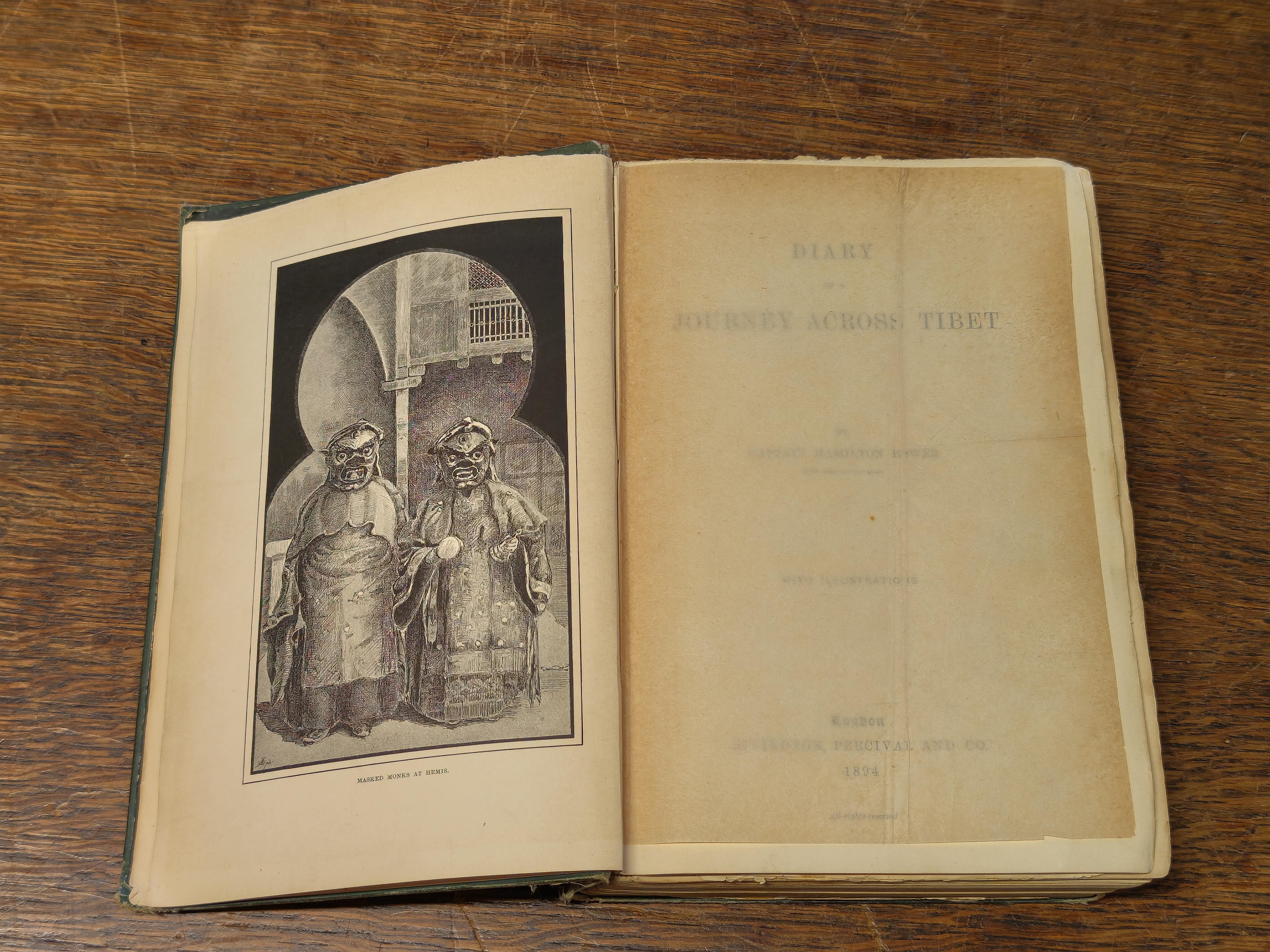 Lot 5 - Bower (Hamilton). Diary of a Journey Across