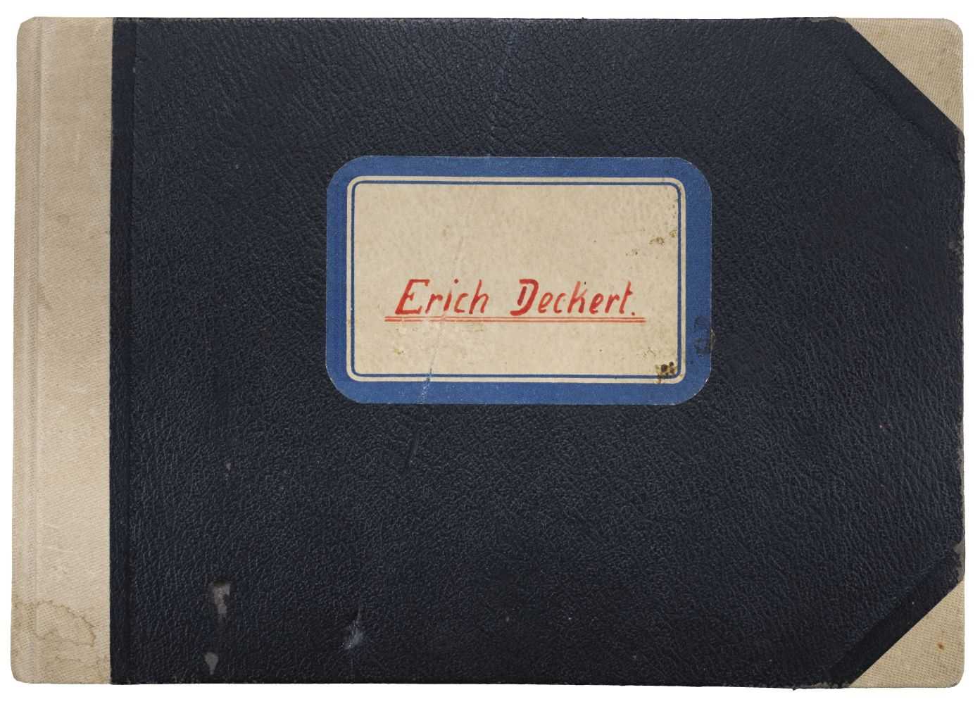 Lot 440 - Log Book. German log books kept by Pilot