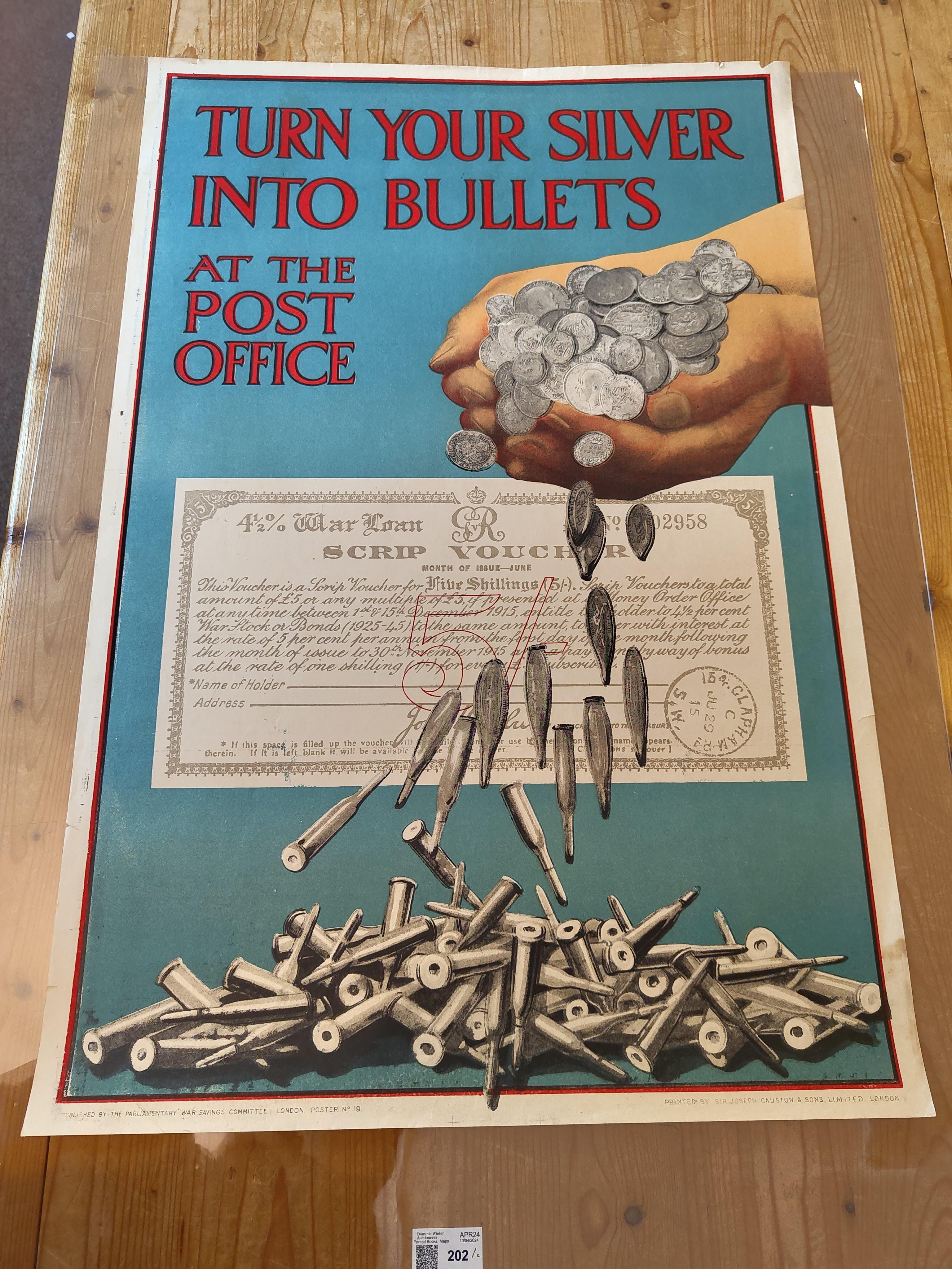 Lot 202 - World War One Recruitment Posters. Turn your