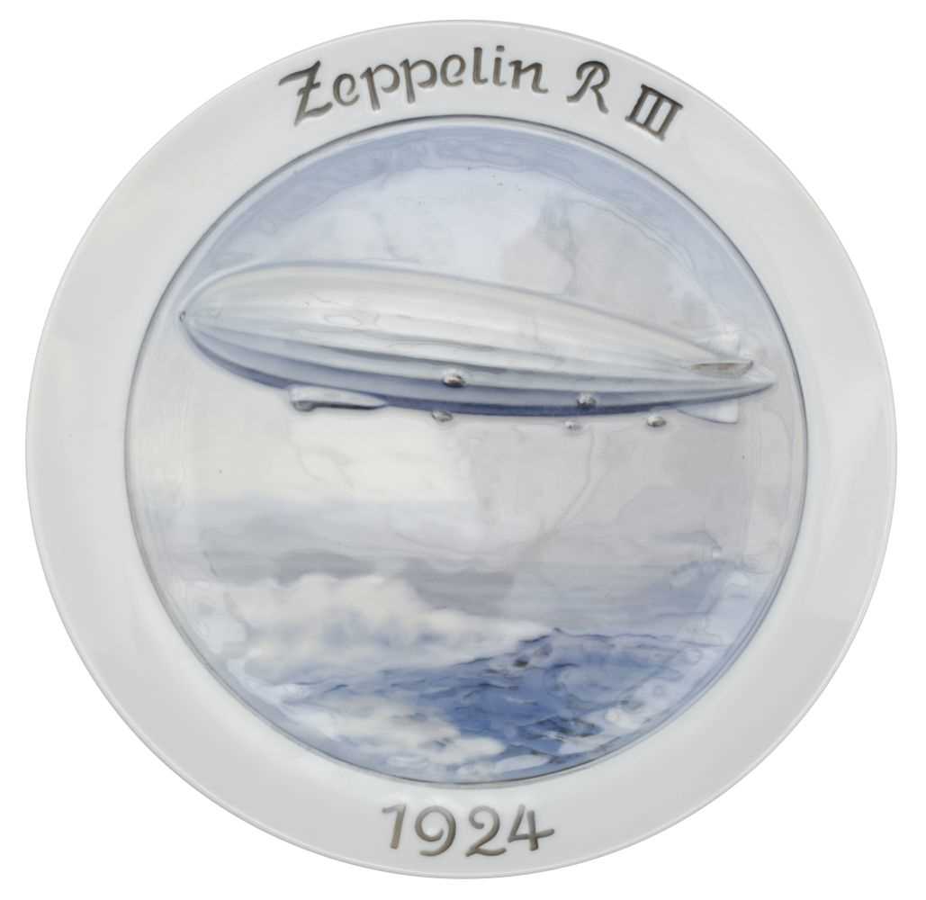Lot 522 - Graf Zeppelin. Art deco commemorative