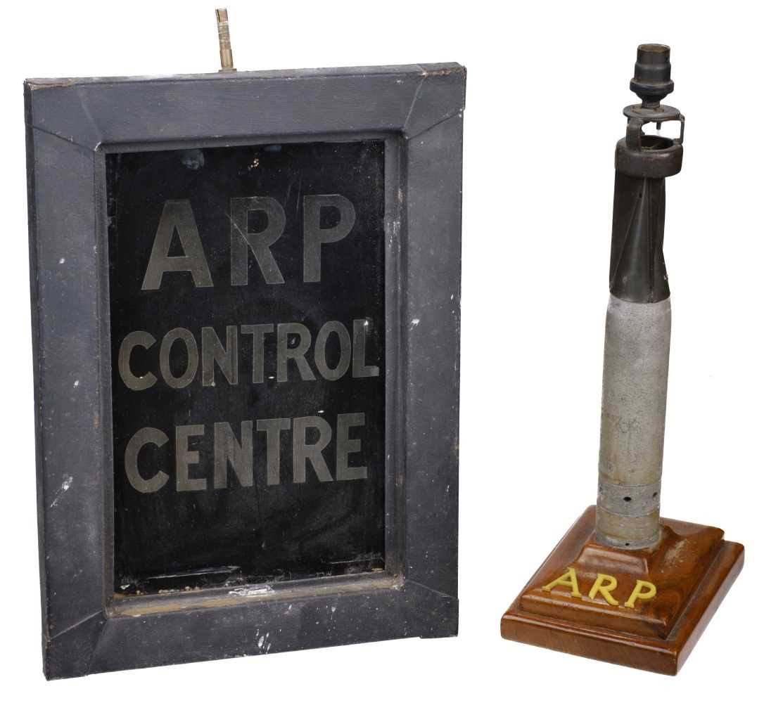Lot 333 - Air Raid Precautions. WWII ARP Control