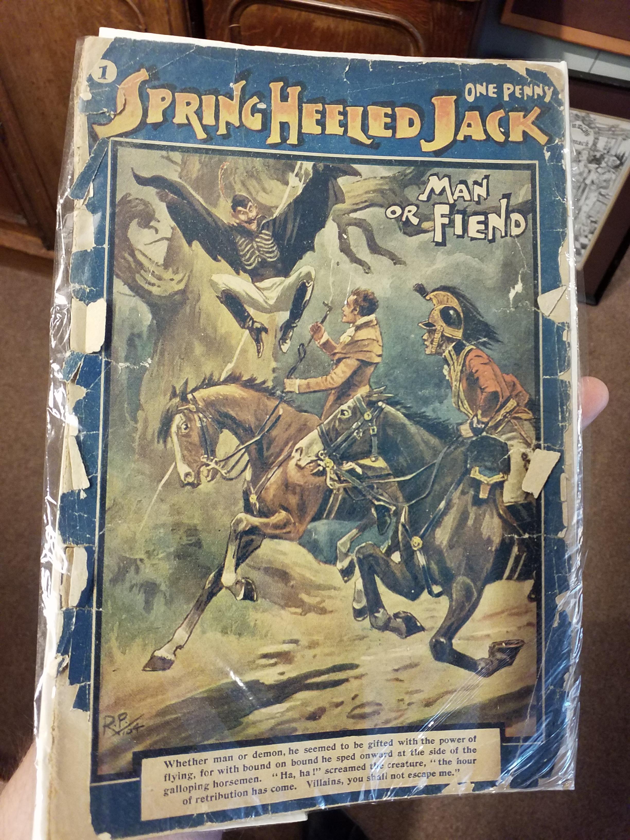 Lot 684 - Spring-Heeled Jack. Selection of rare