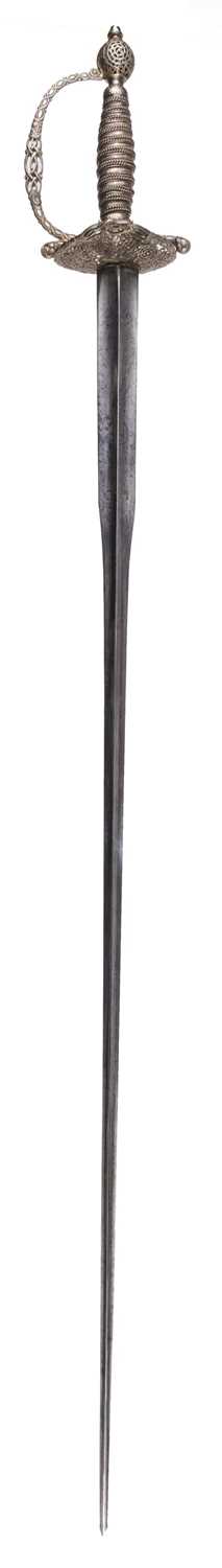 Lot 236 - Sword. A continental small sword, 18th