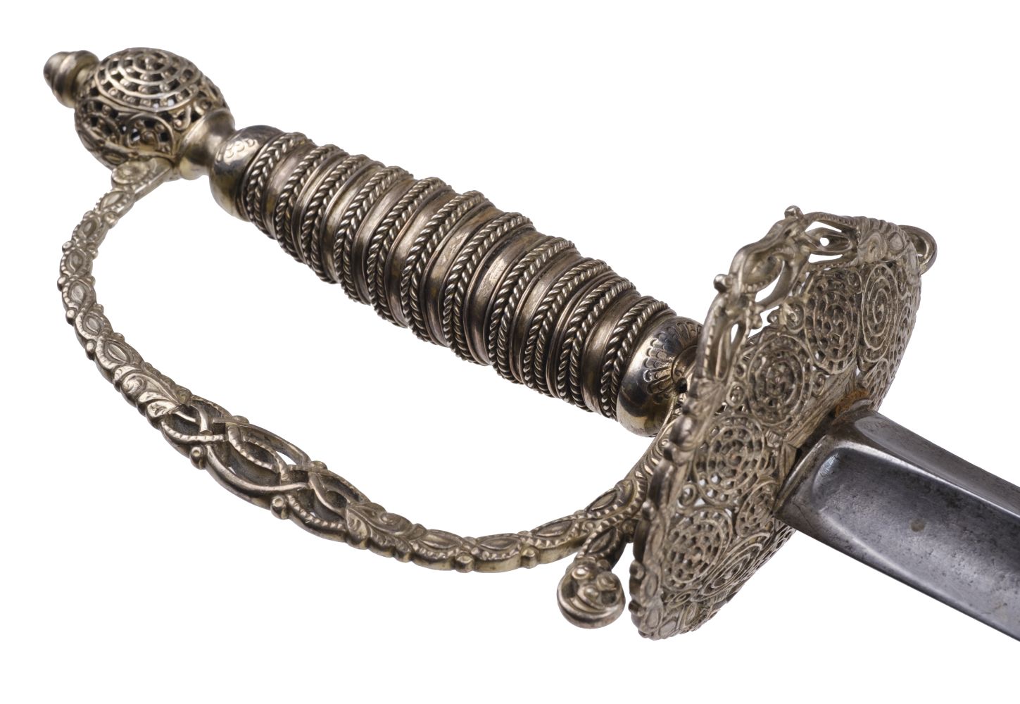 Lot 236 - Sword. A continental small sword, 18th