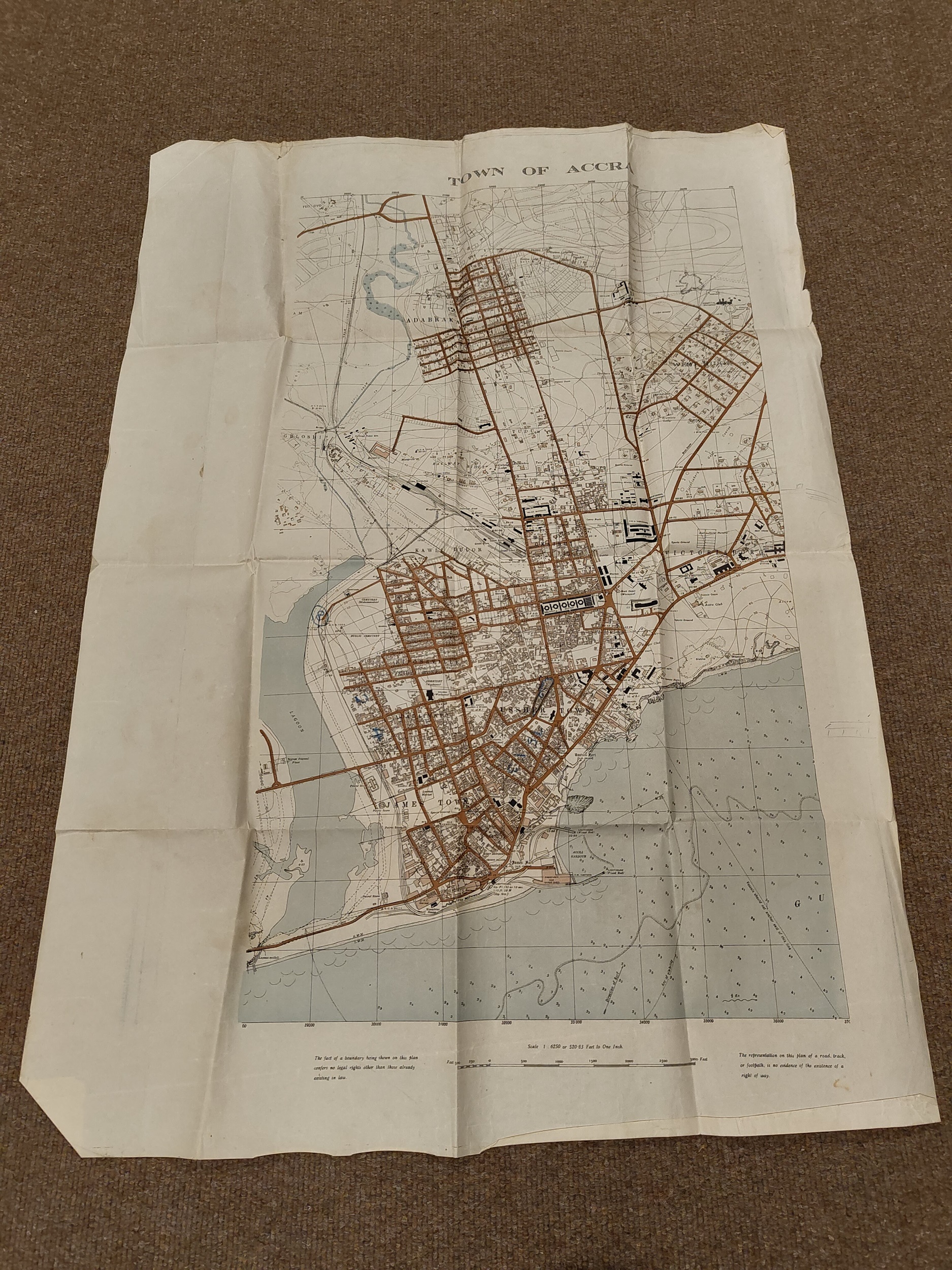 Lot 137 - Folding maps. A collection of 6 folding maps