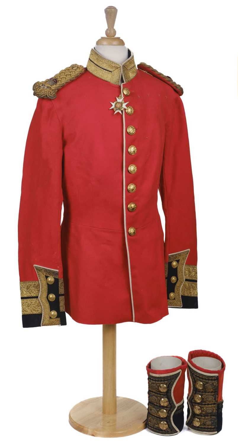 Lot 243 - British Army Tunic. Edwardian regimental