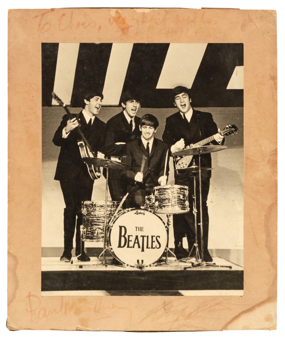 Lot 382 - The Beatles. Signed Photograph, c. 1963/64,
