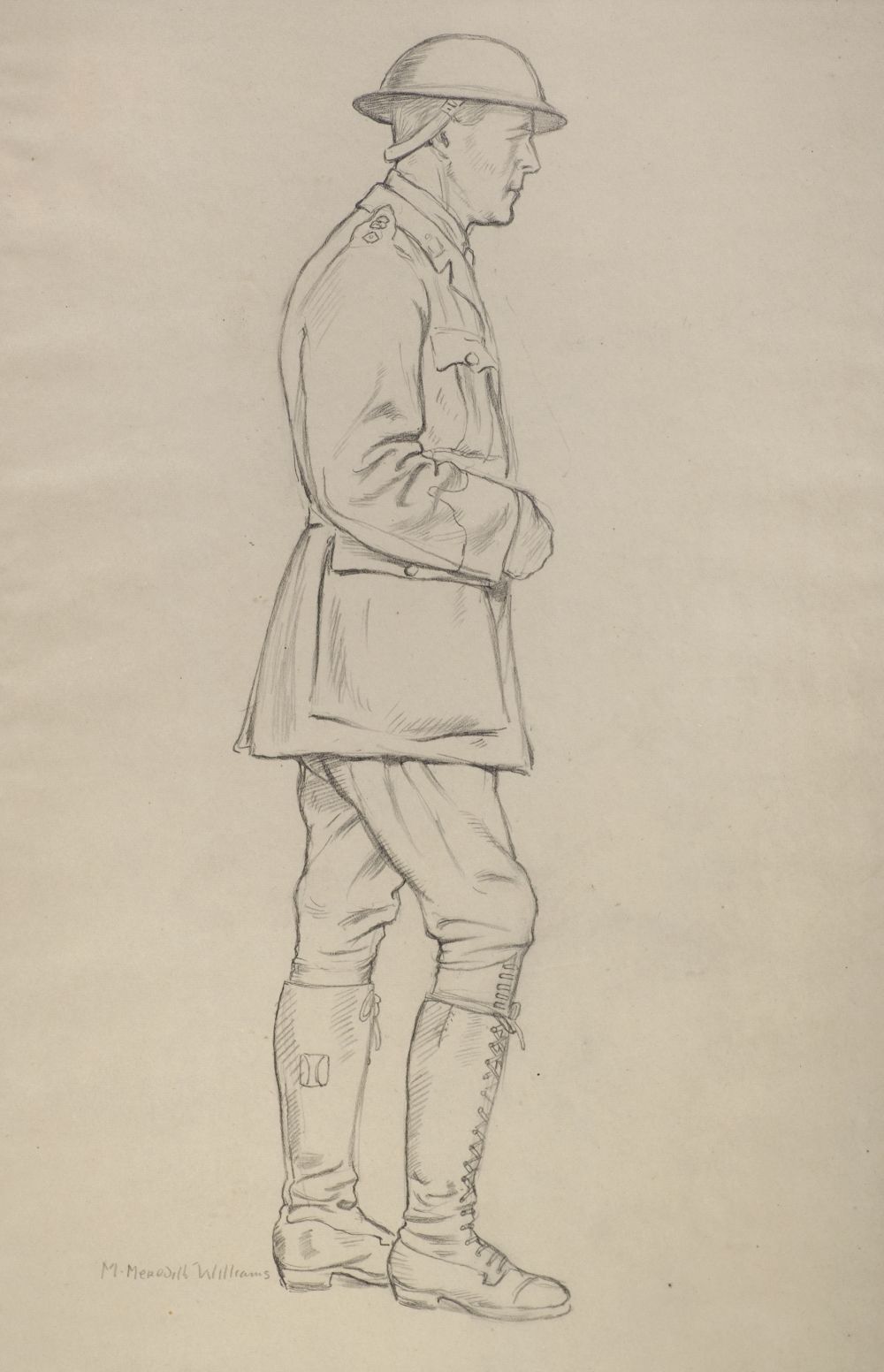 Lot 206 - Meredith-Williams (Morris). Study of a WWI