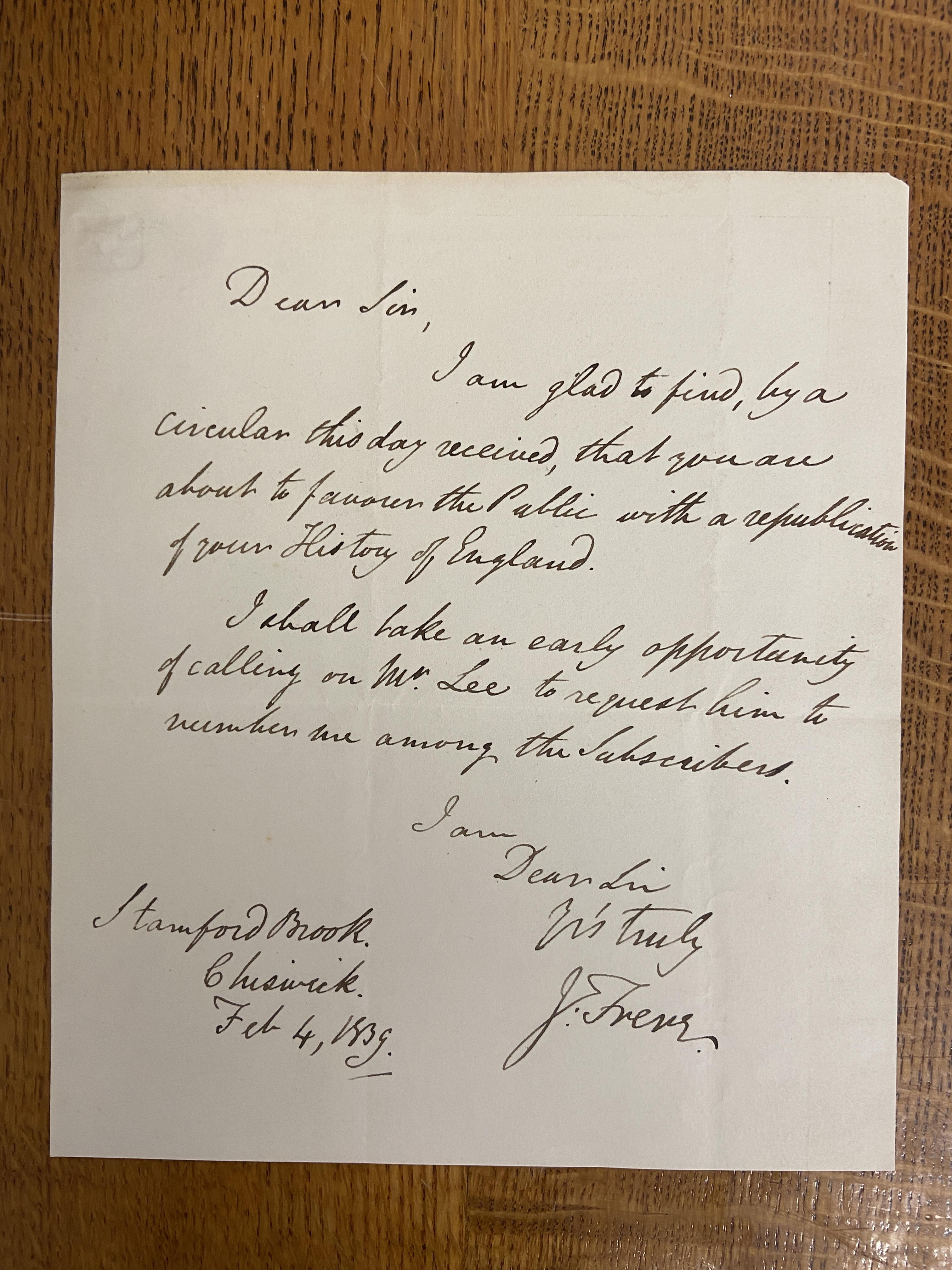 Lot 346 - Victorian Autographs. A good collection of