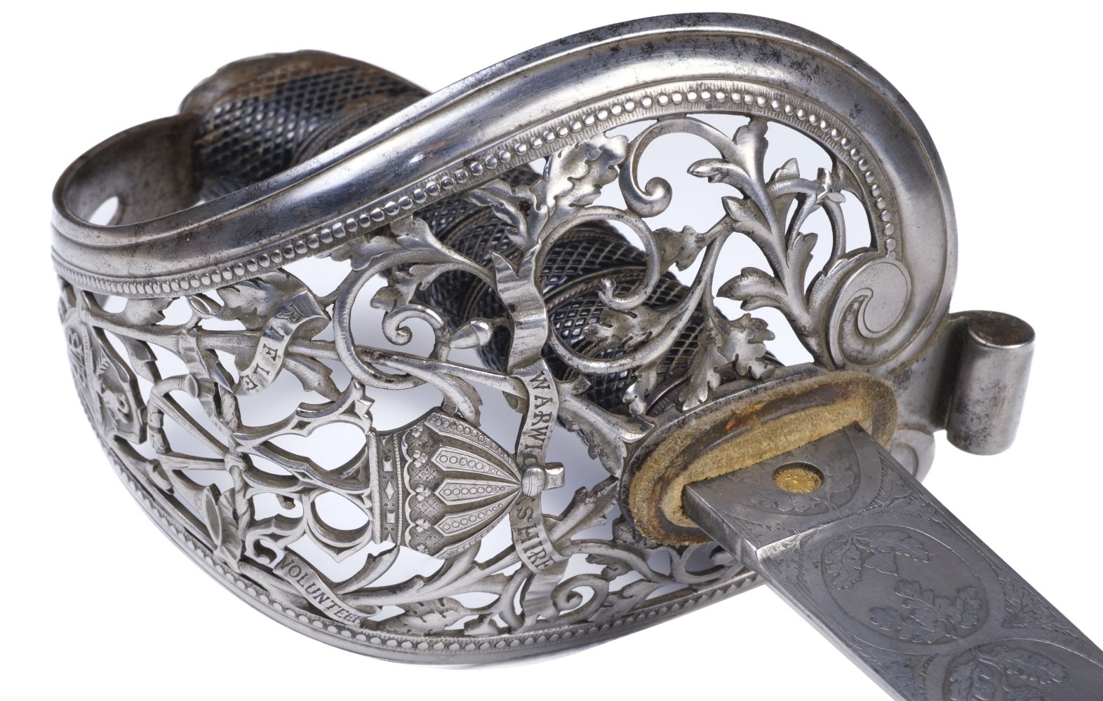 Lot 237 - Sword. A fine Victorian Warwickshire Rifle