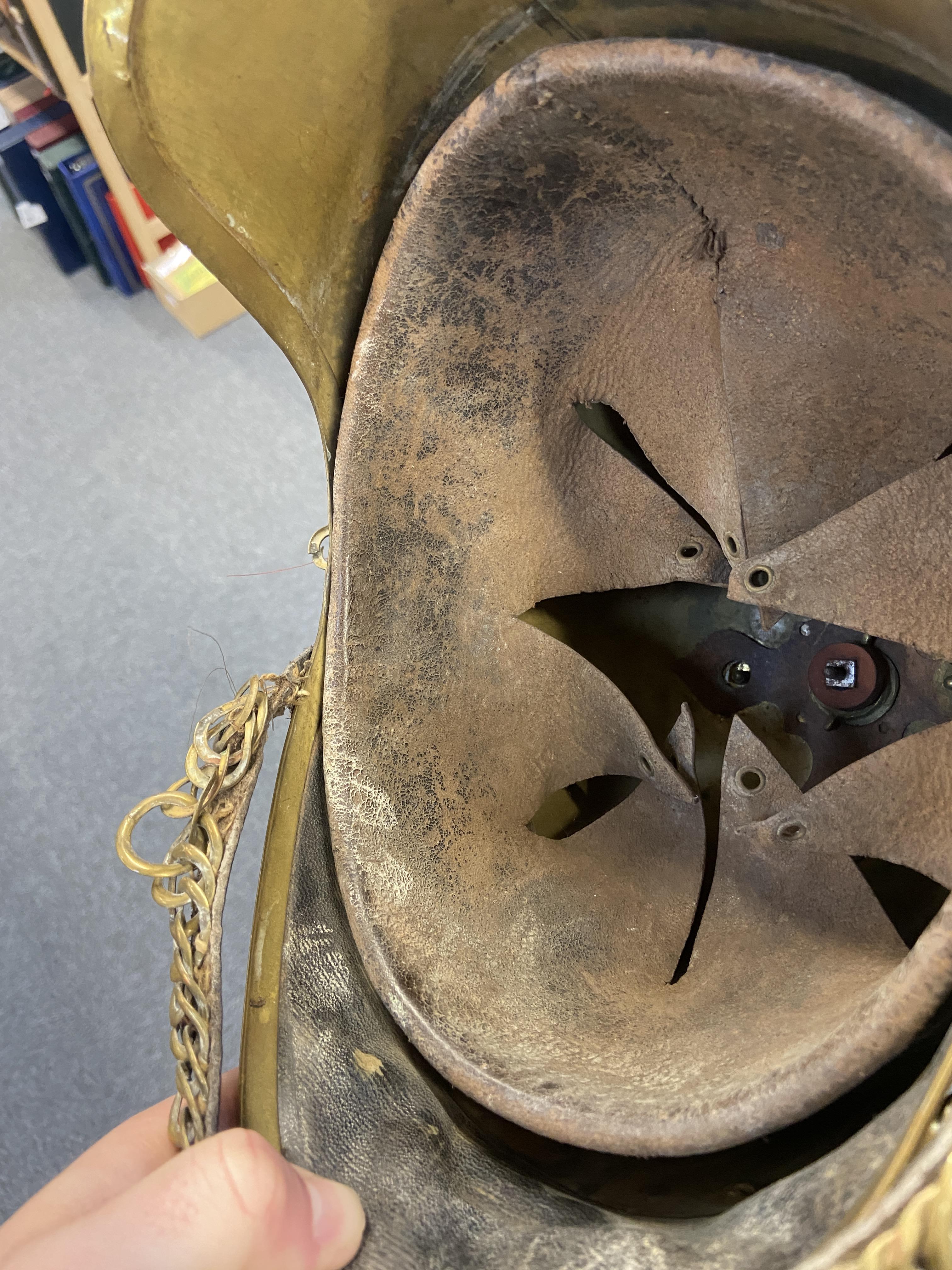 Lot 260 - Helmet. Victorian Horse Guards helmet of the