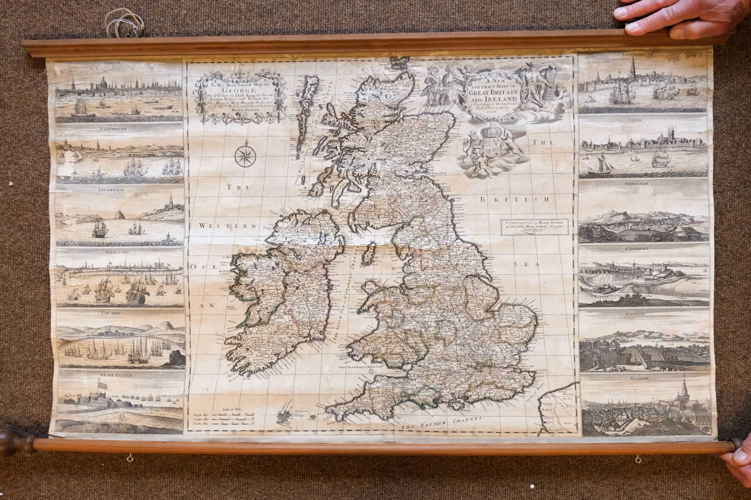 Lot 82 - British Isles. Overton (Henry). A New and