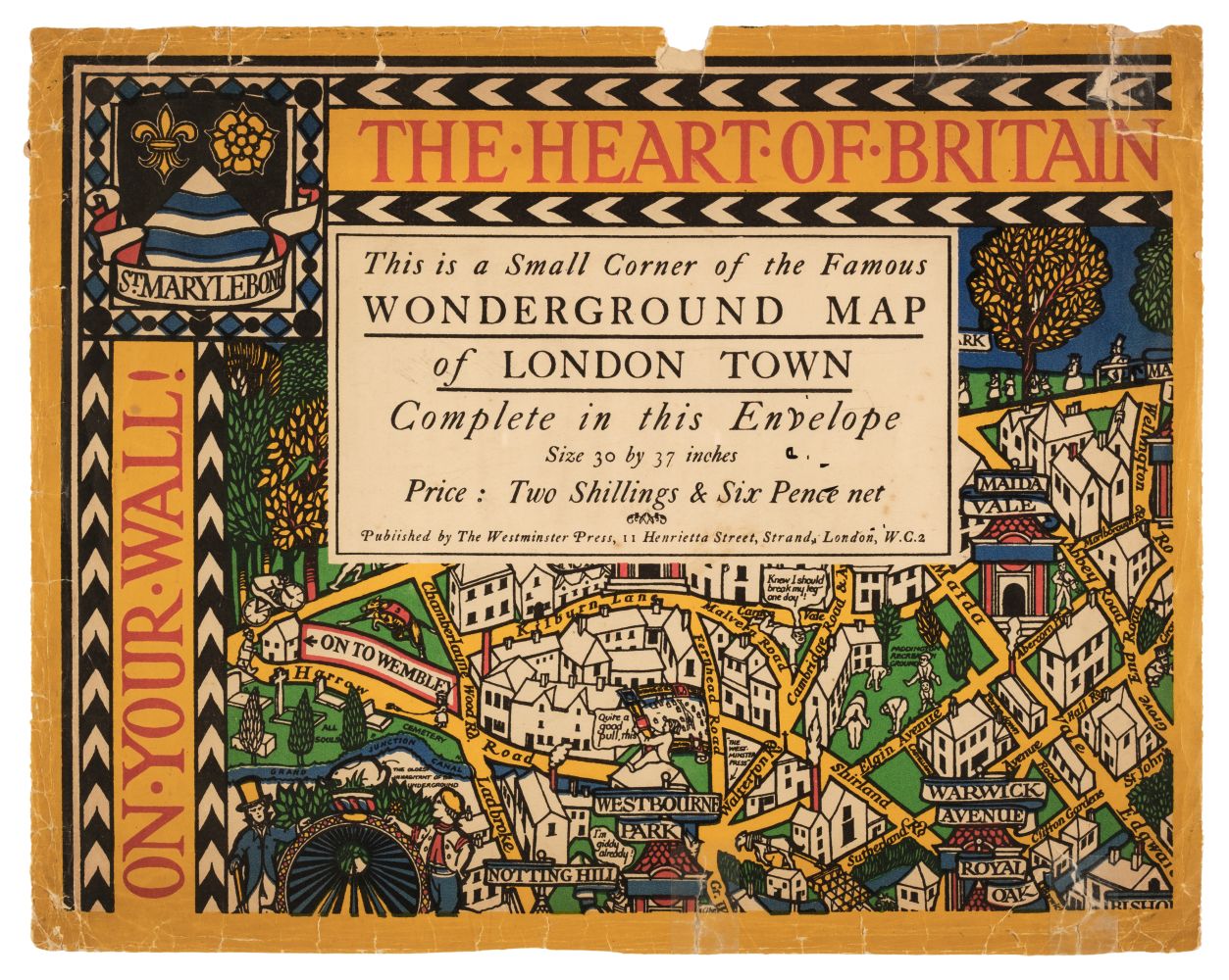 Lot 123 - London. Gill (MacDonald), Wonderground Map