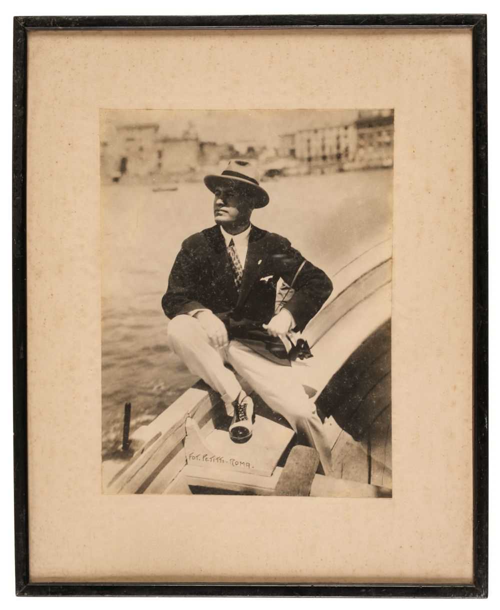 Lot 189 - Mussolini (Benito, 1883-1945). Signed