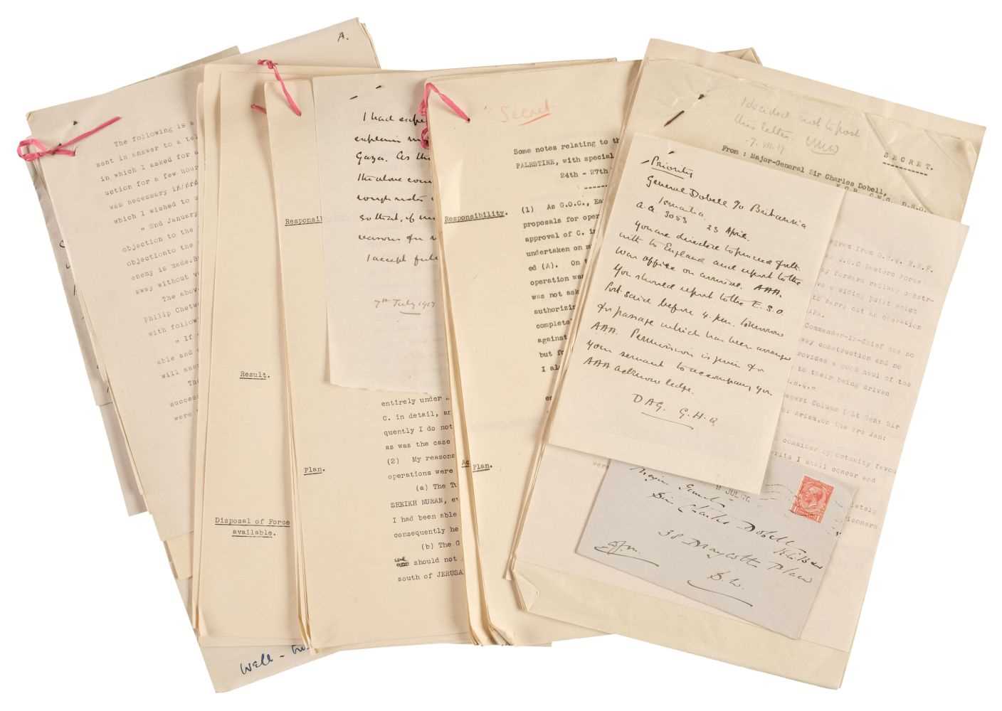Lot 444 - Egyptian Expeditionary Force and the Battle