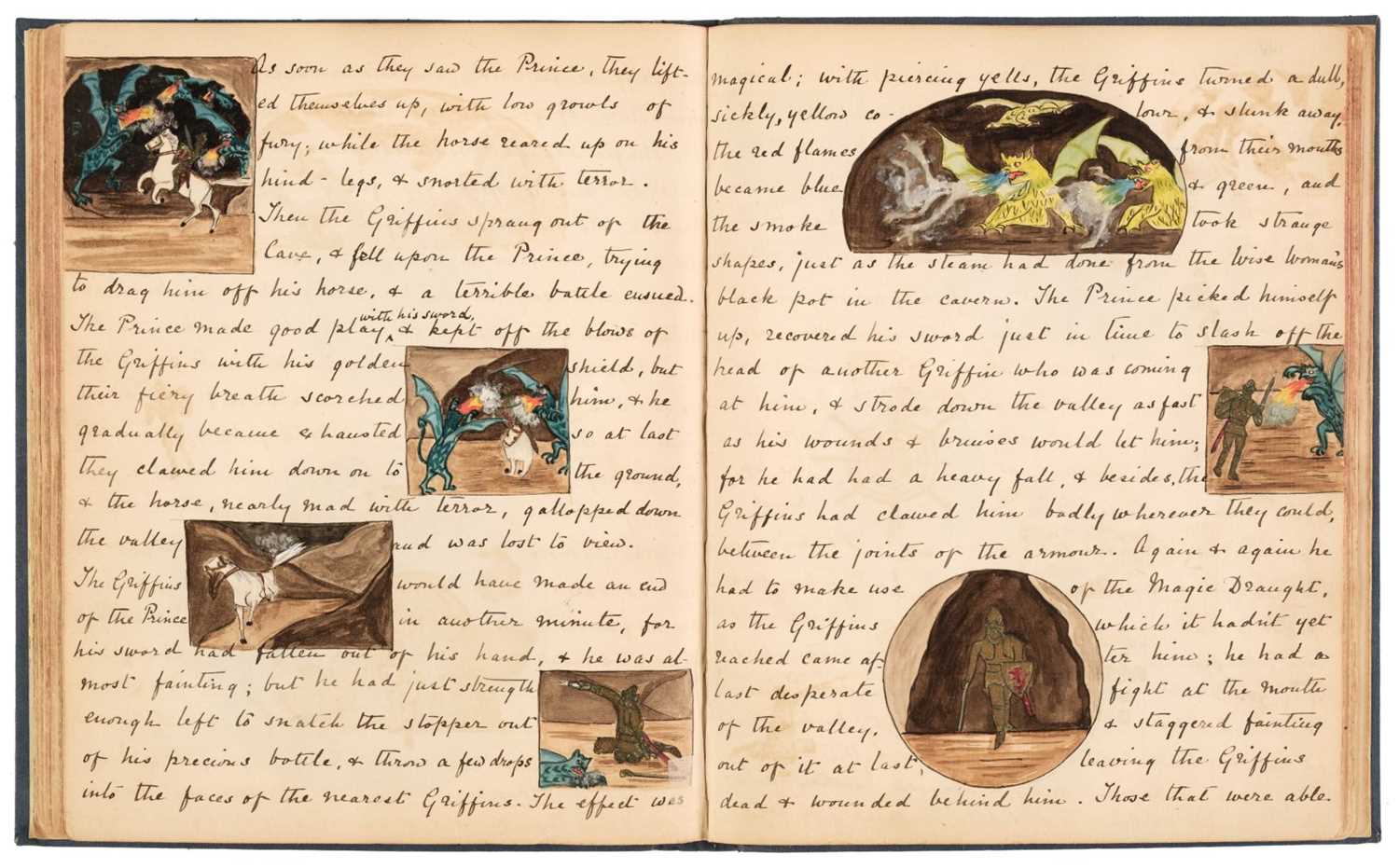 Lot 637 - Manuscript storybook. Comprising seven
