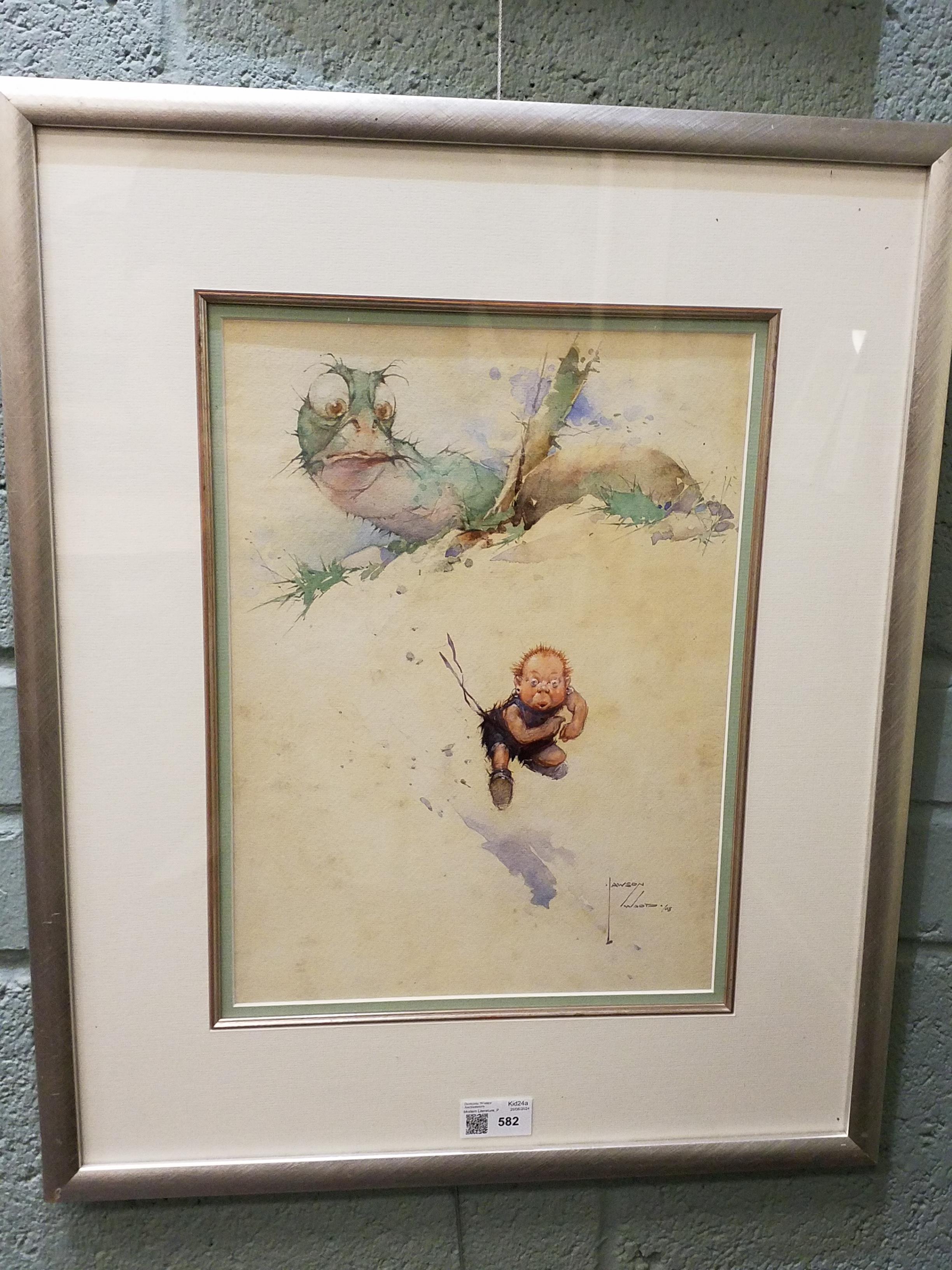 Lot 582 - Wood (Lawson, 1878-1957). A Good Sprinter,