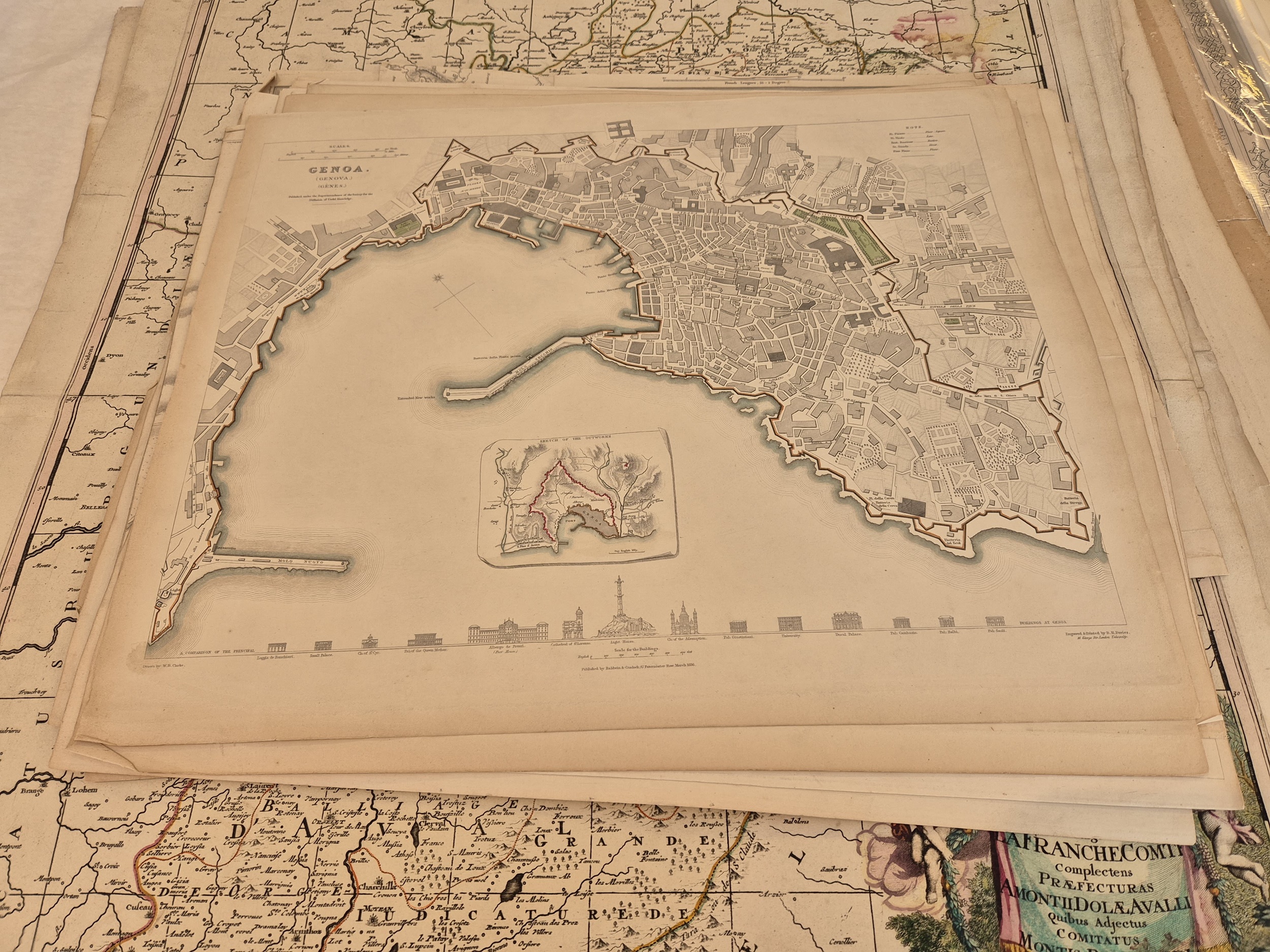 Lot 101 - Foreign Maps. A collection of approximately