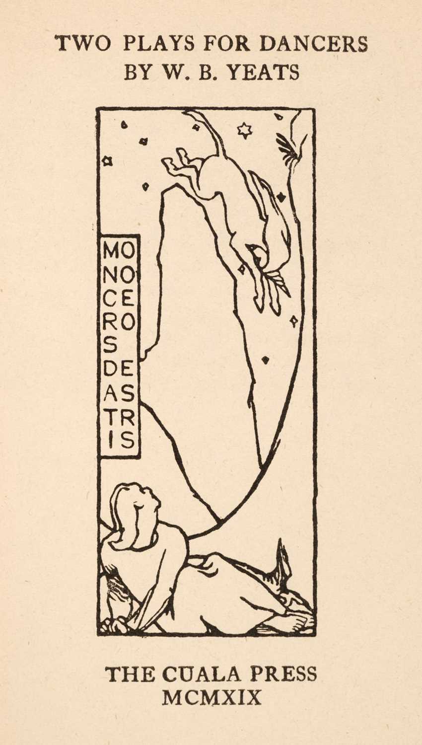 Lot 931 - Yeats (W. B.) Two Plays for Dancers, Cuala