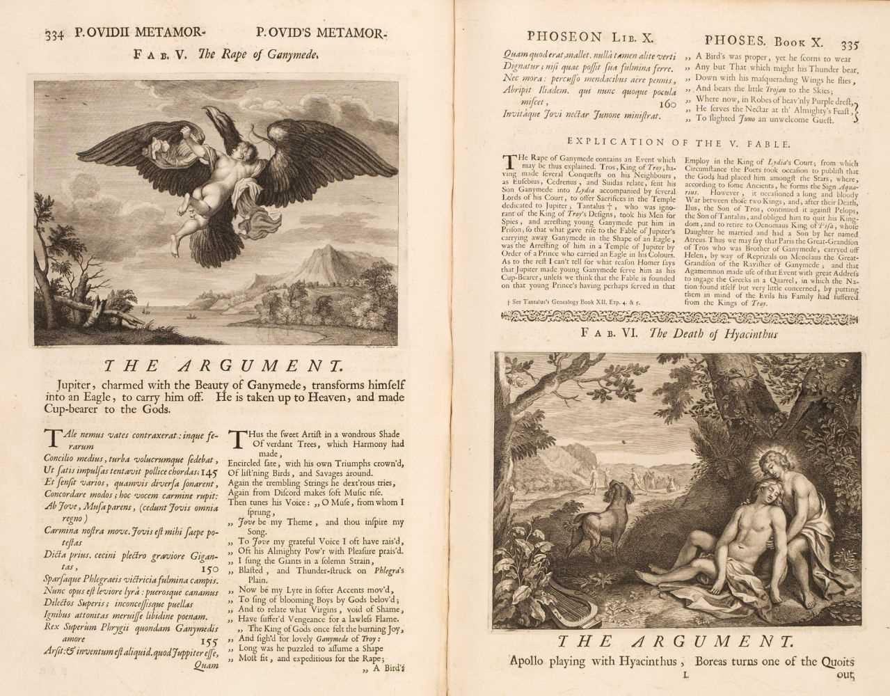 Lot 365 - Ovid. Ovid's Metamorphoses in Latin and