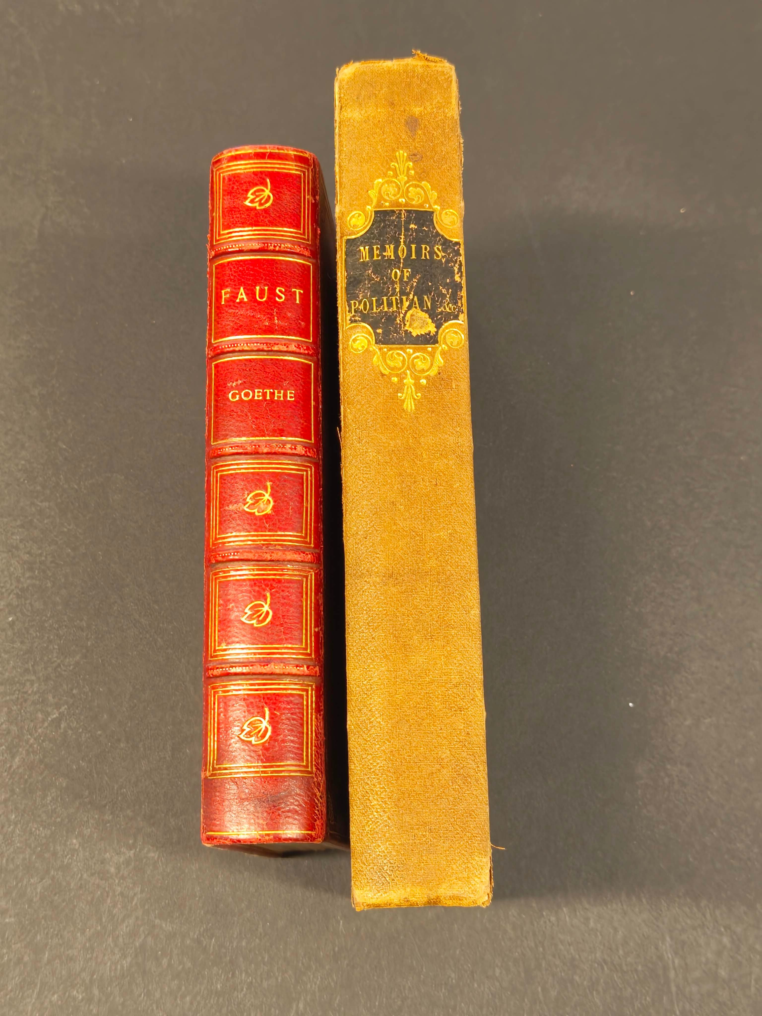 Lot 455 - Fore-Edge Painting. Goethe