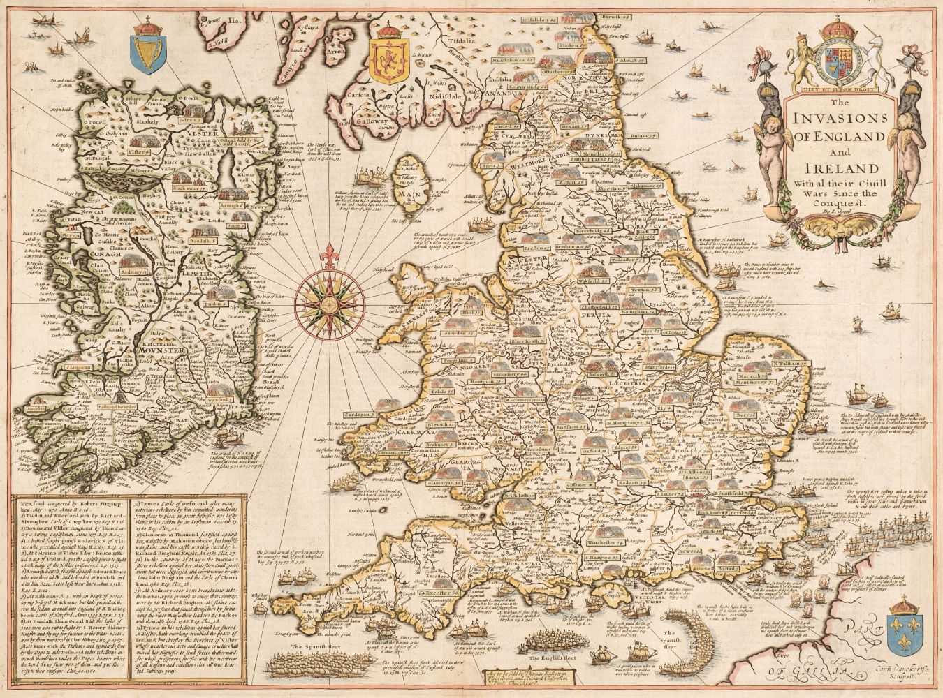 Lot 122 - British Isles. Speed (John), The Invasions