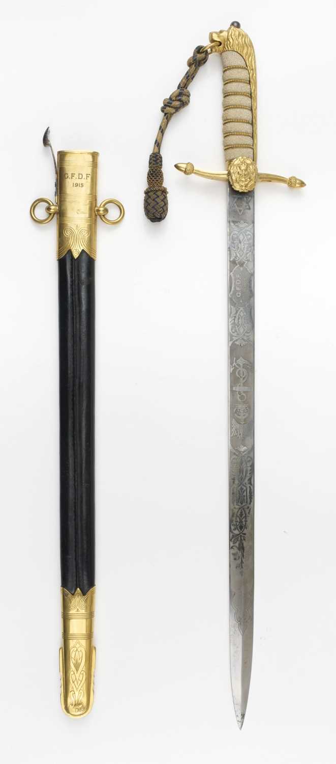 Lot 127 - Naval Dirk. George V Royal Naval officer's